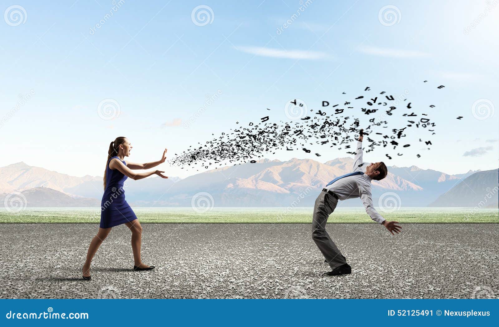 Business conflict stock image. Image of female, girl - 52125491