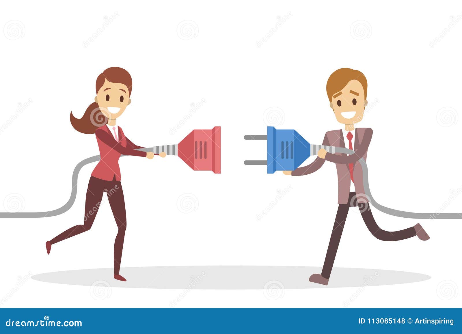 Business Connection Concept. Stock Vector - Illustration of deal ...