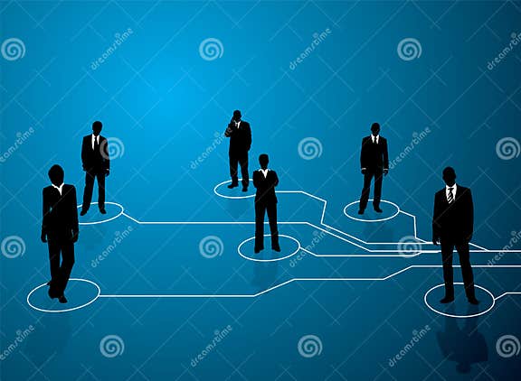 Business connections stock vector. Illustration of gradient - 3862417