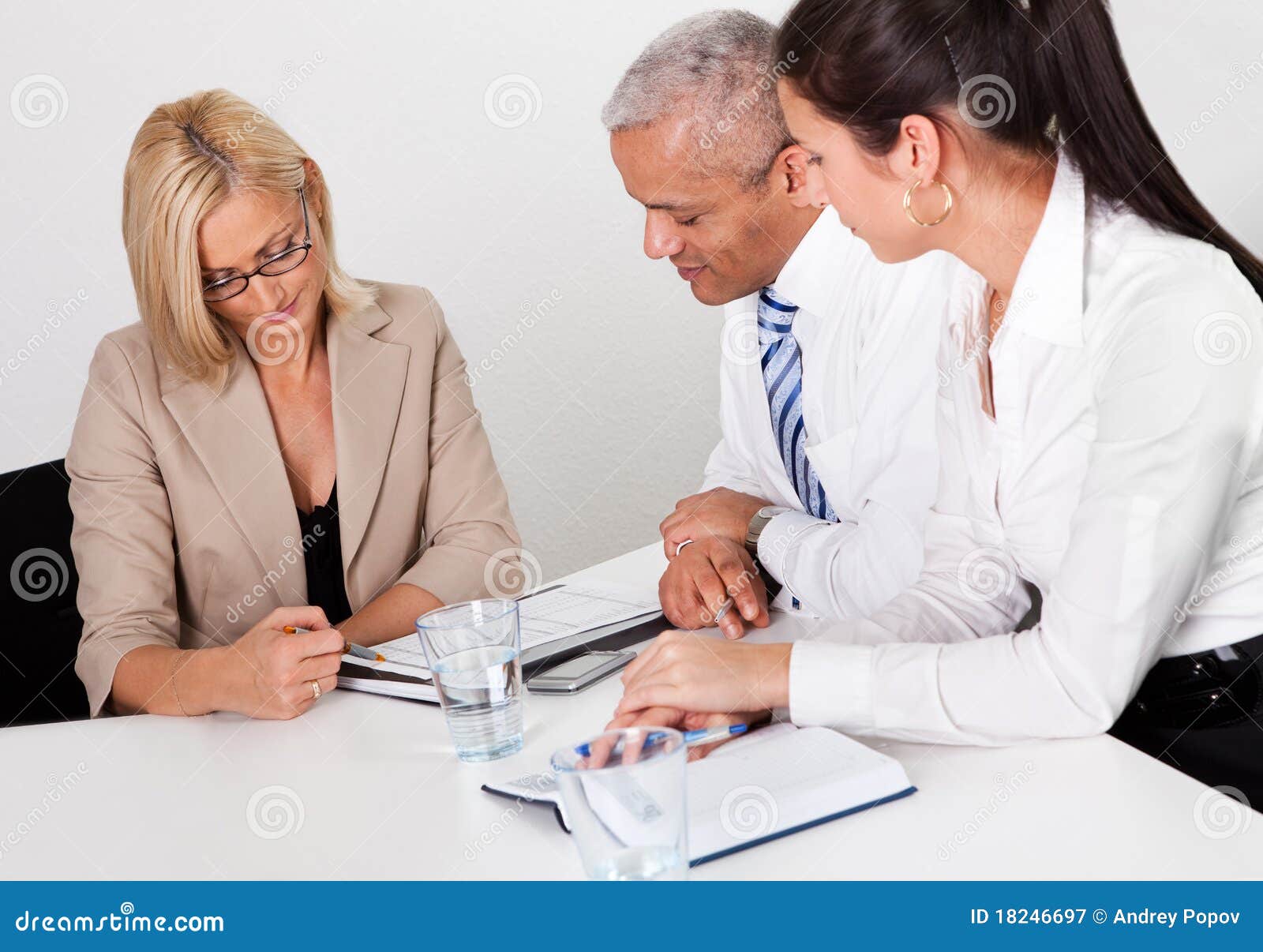 Business Consultation stock image. Image of discussing - 18246697