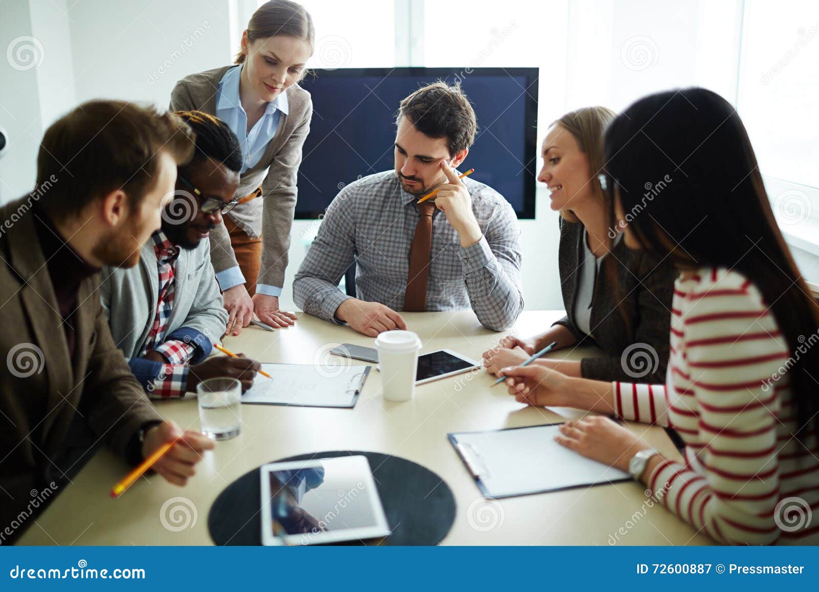 Business consultation stock image. Image of employee - 72600887