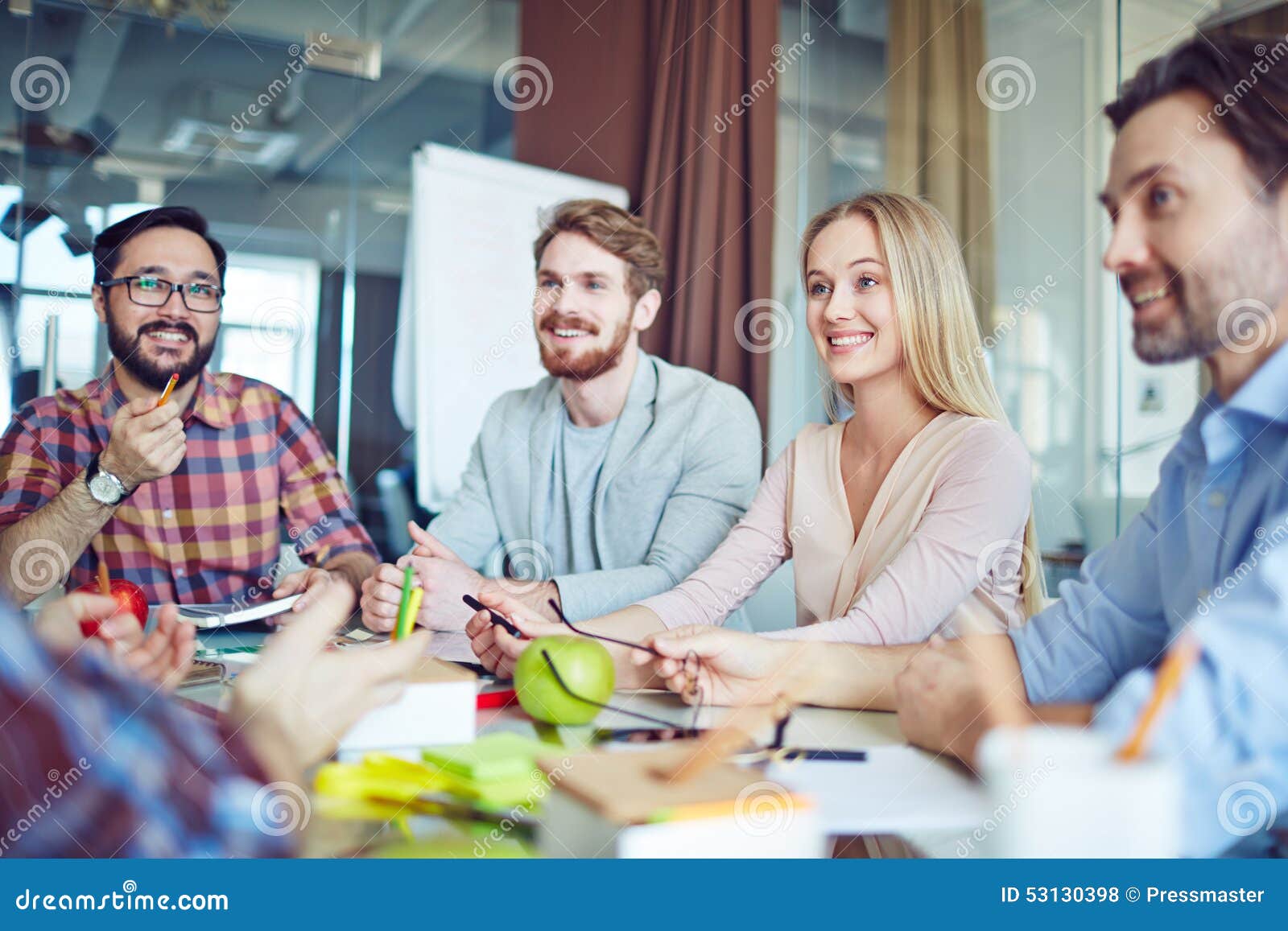 Business consultation stock photo. Image of people, young - 53130398