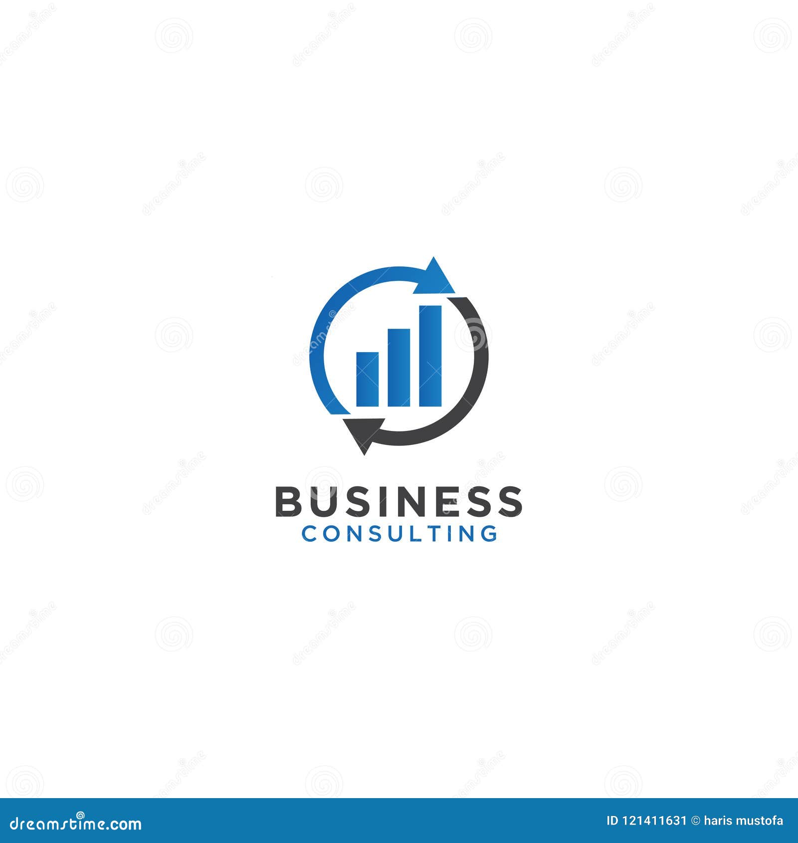 Business Consulting Logo Design Template Stock Vector - Illustration of ...