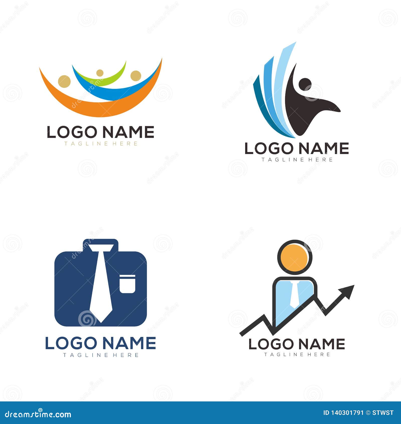 Business and Consulting Logo and Icon Design Stock Vector ... Business and Consulting Logo and Icon Design Stock Vector ...