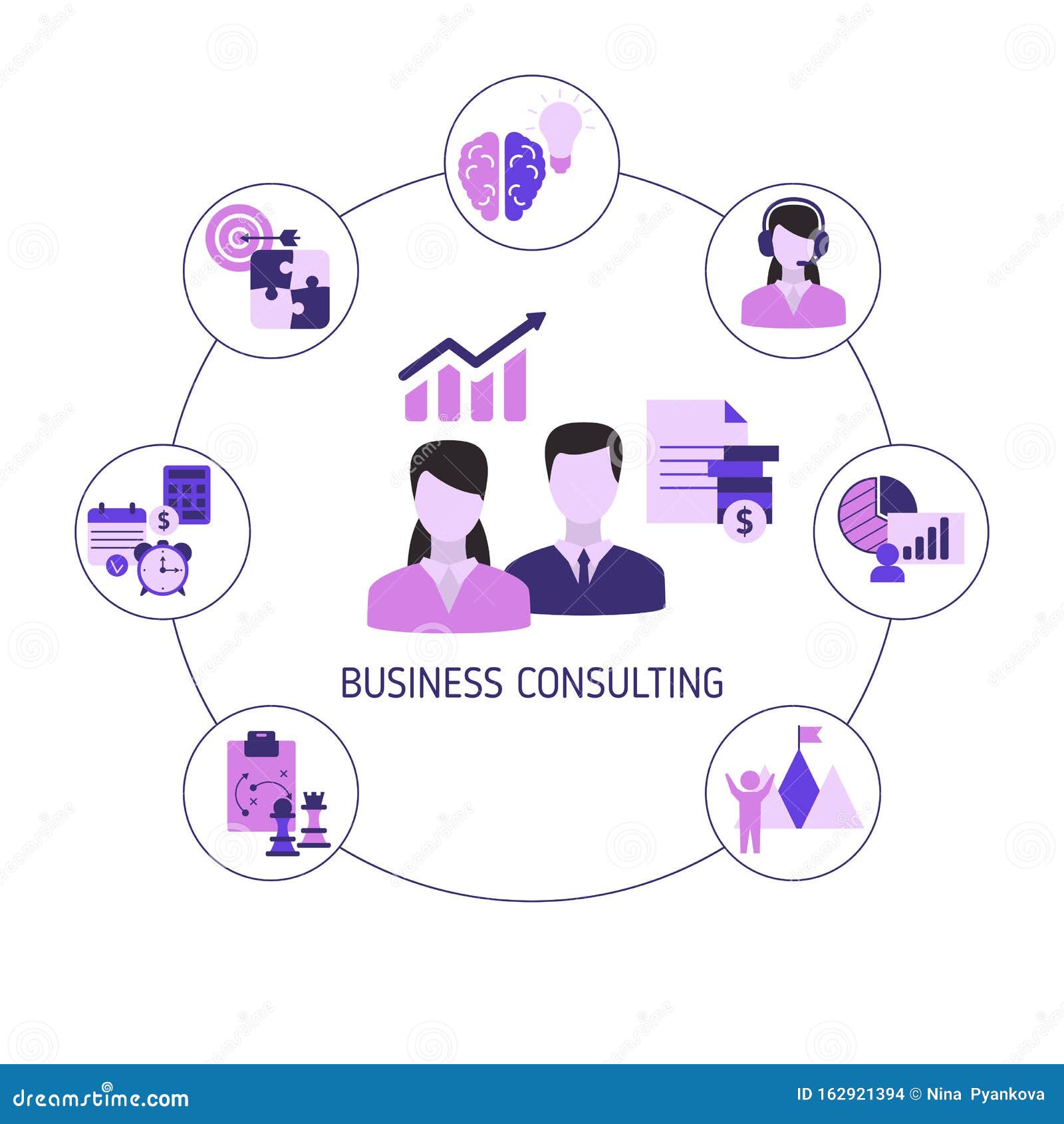 Business Consulting Vector Concept Stock Vector - Illustration of ...