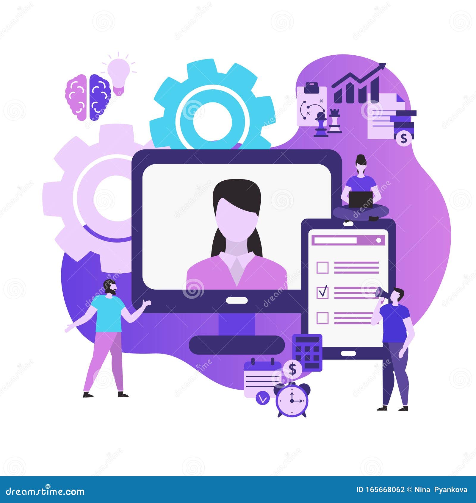 Business Consulting Vector Concept Stock Vector - Illustration of ...