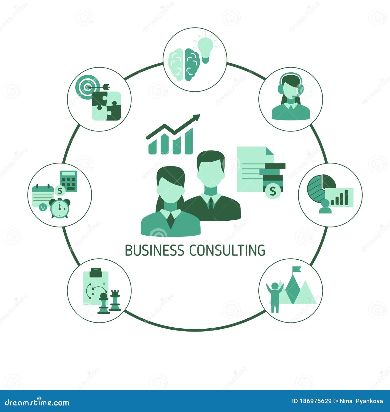 Business Consulting Vector Concept Stock Vector - Illustration of ...