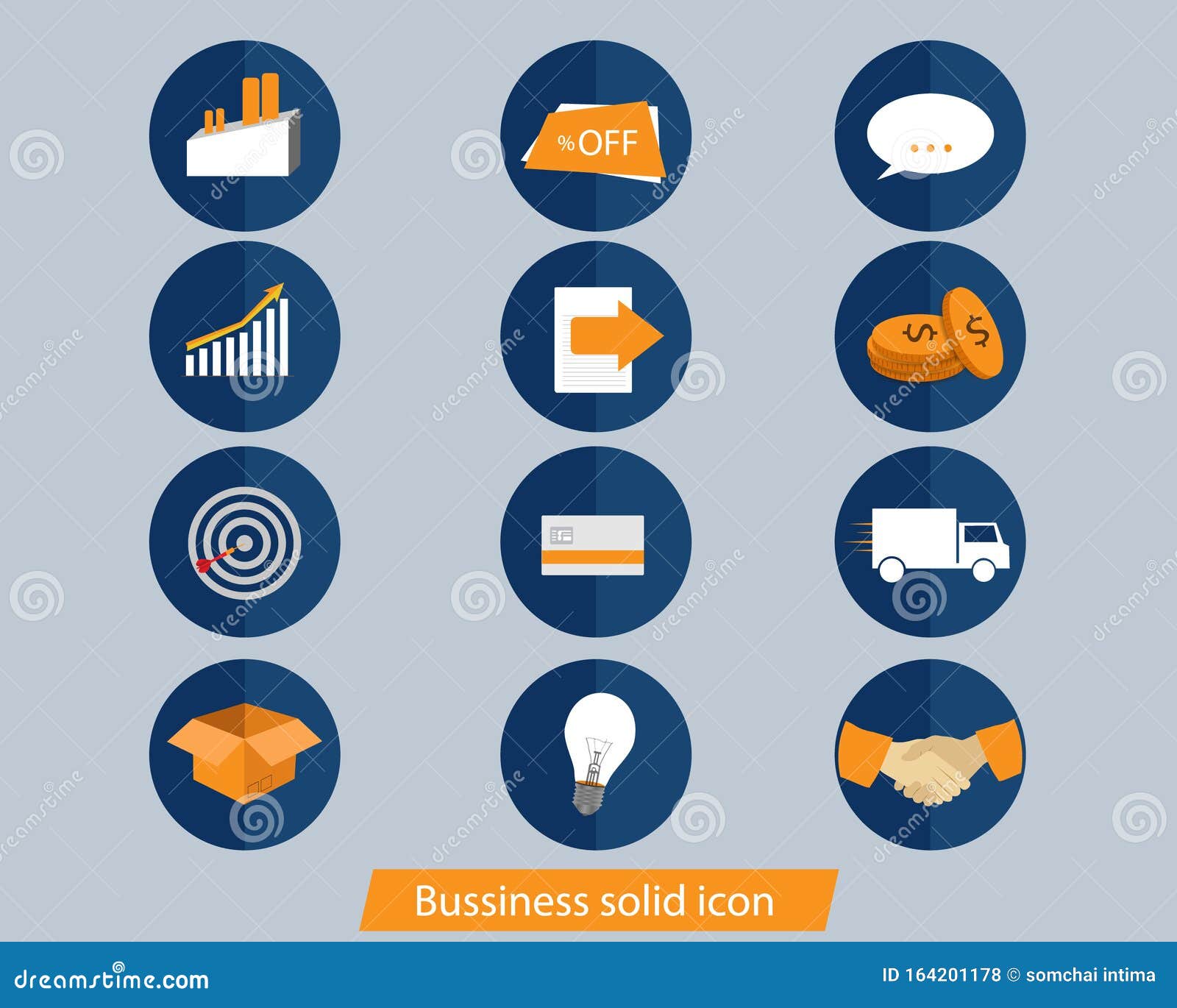 Business Contact Icon Vector Stock Vector - Illustration of product ...