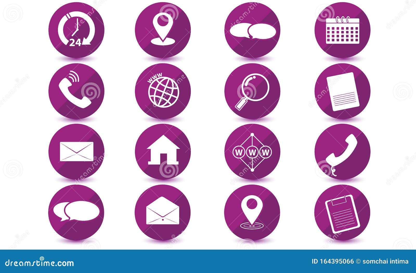 Business Contact Icon Vector Stock Vector - Illustration of message ...