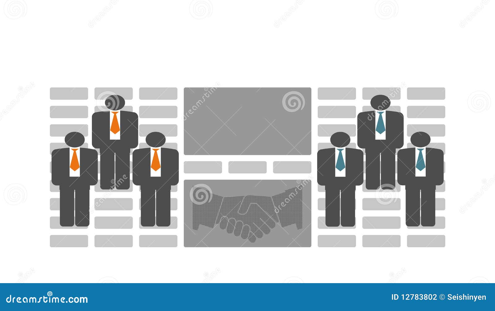 Business contacts stock illustration. Illustration of people - 12783802