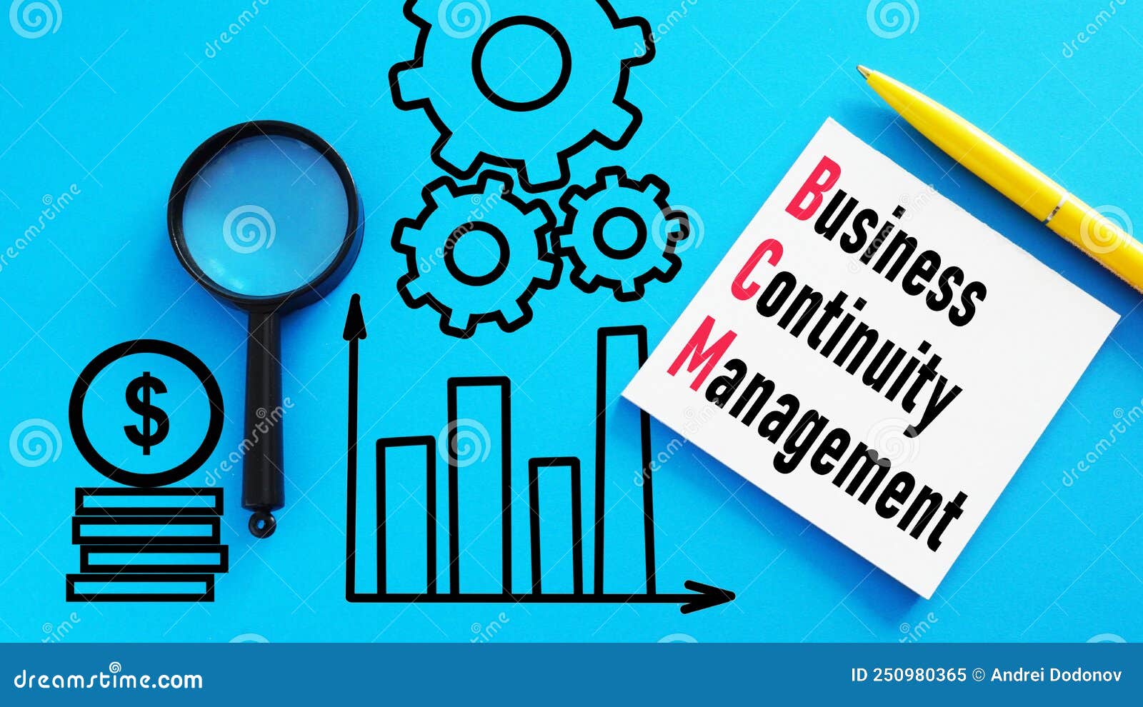 Business Continuity Management BCM is Shown Using the Text Stock Image ...