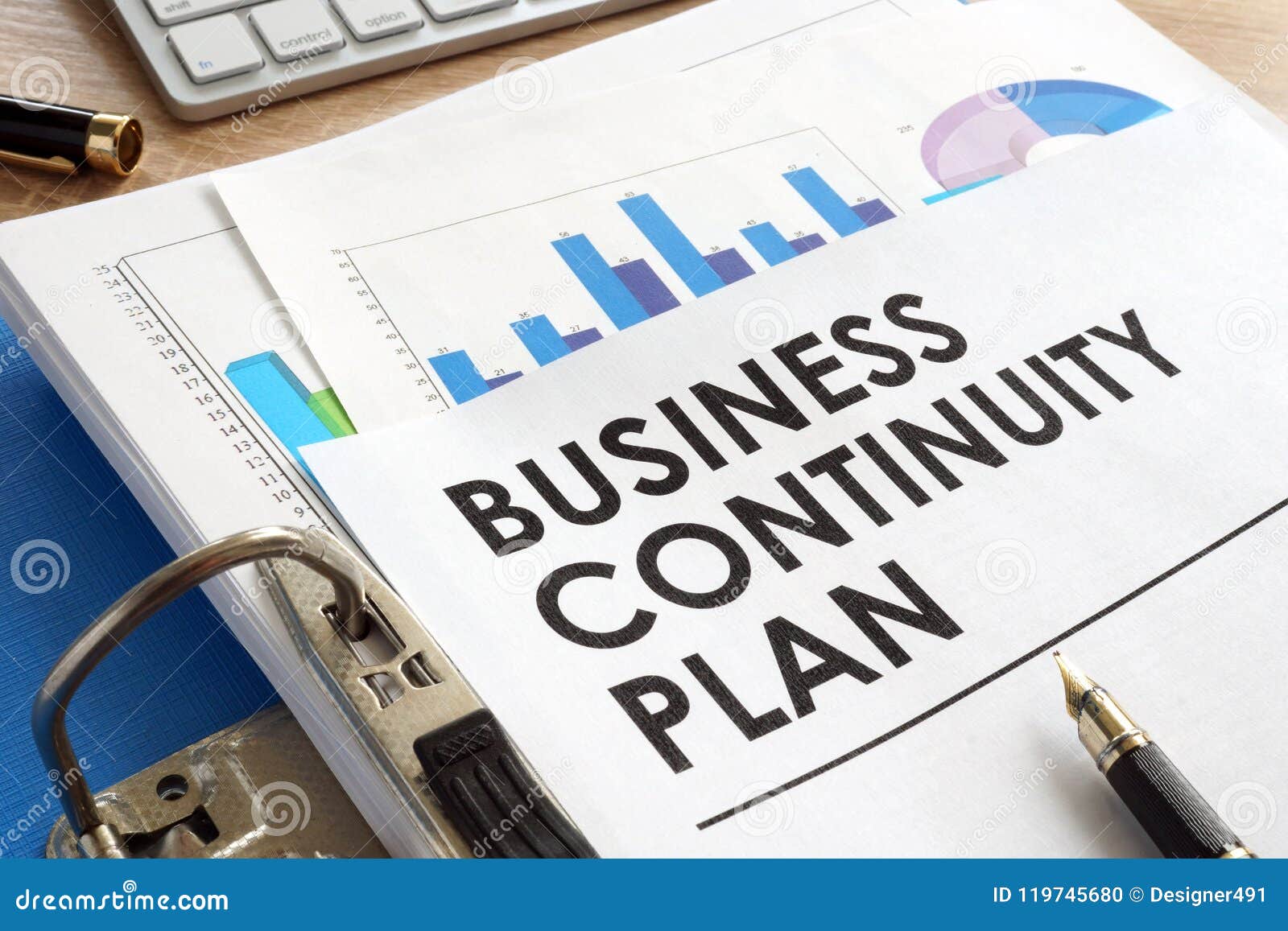 Business Continuity Plan in a Folder. Stock Photo - Image of conceptual ...