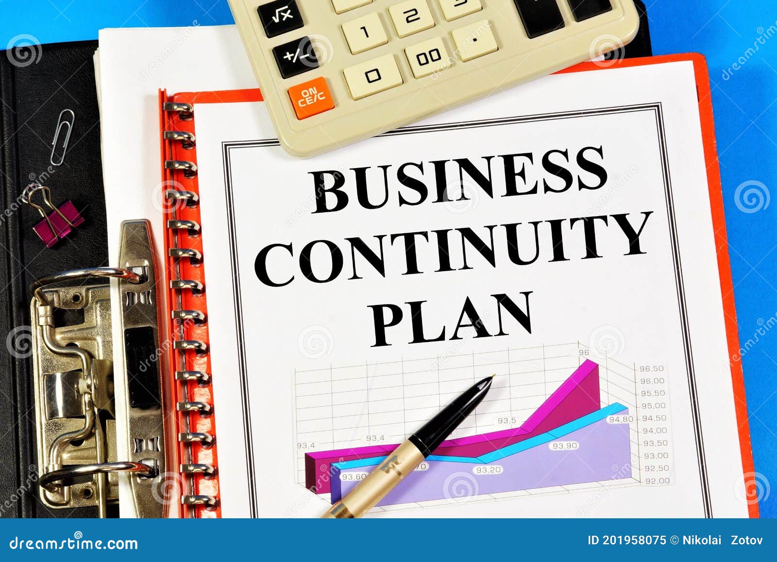 Business Continuity Plan. the Text Label in the Folder Office of the ...