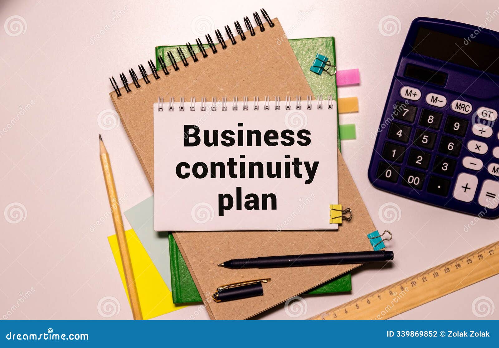 Business Continuity Plan. the Text Stock Photo - Image of recovery ...