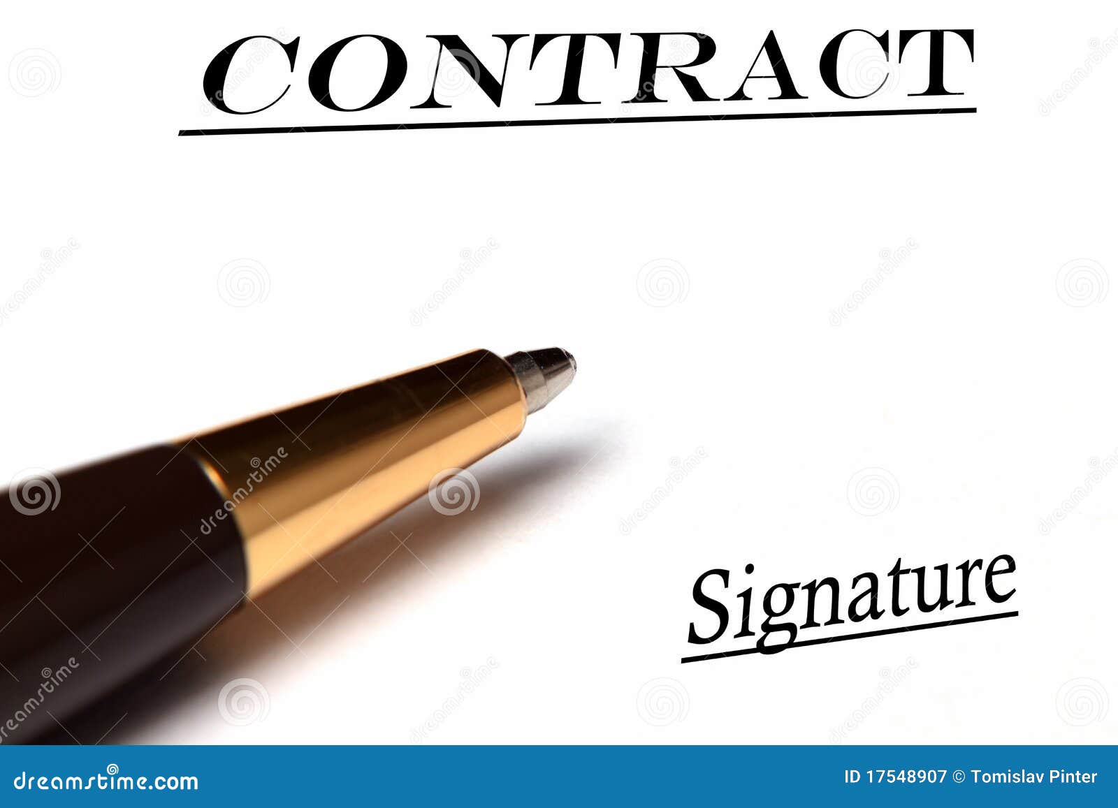 Business contract stock image. Image of financial, hands - 17548907