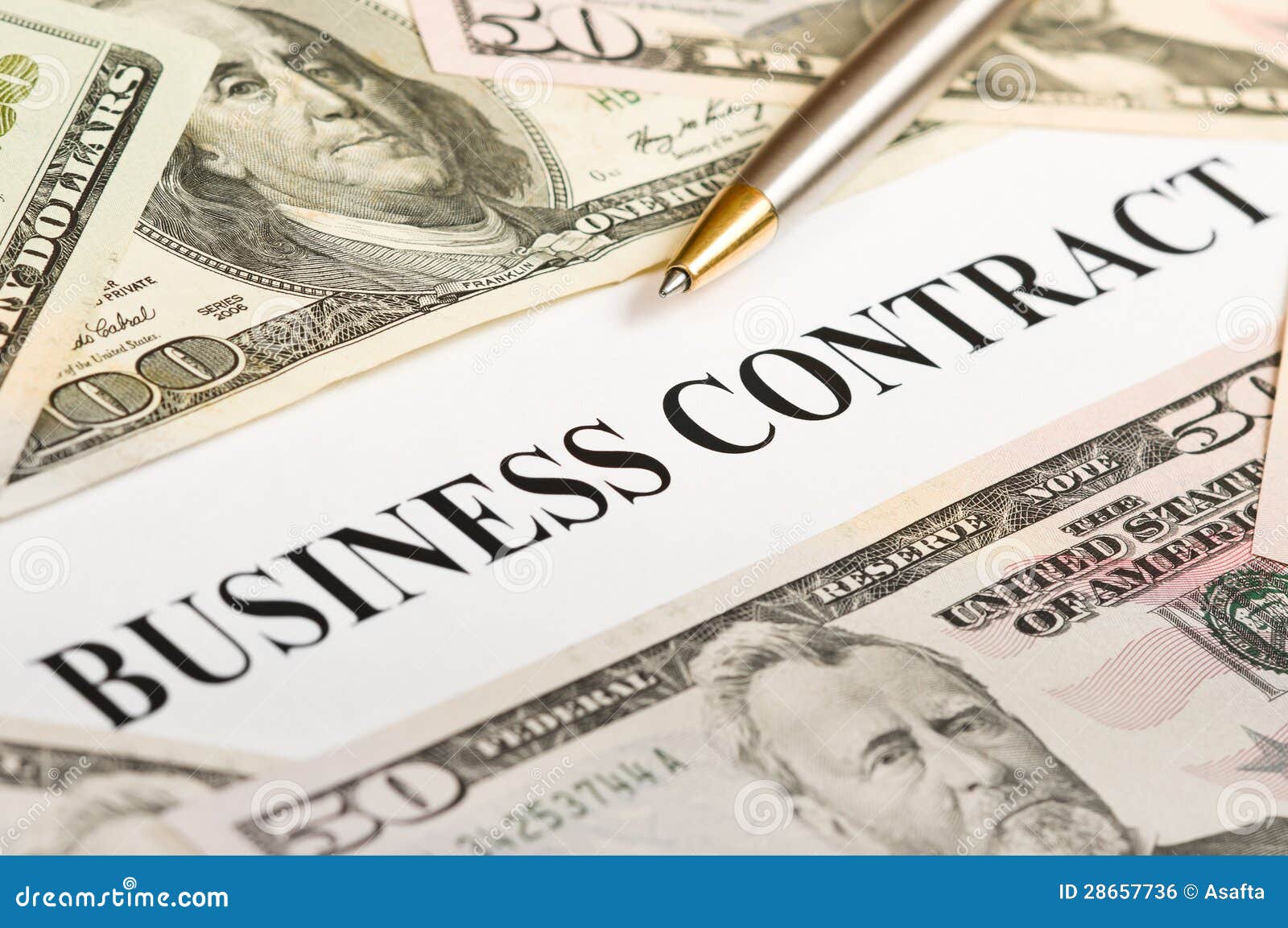 Business contract stock photo. Image of deal, partnership - 28657736