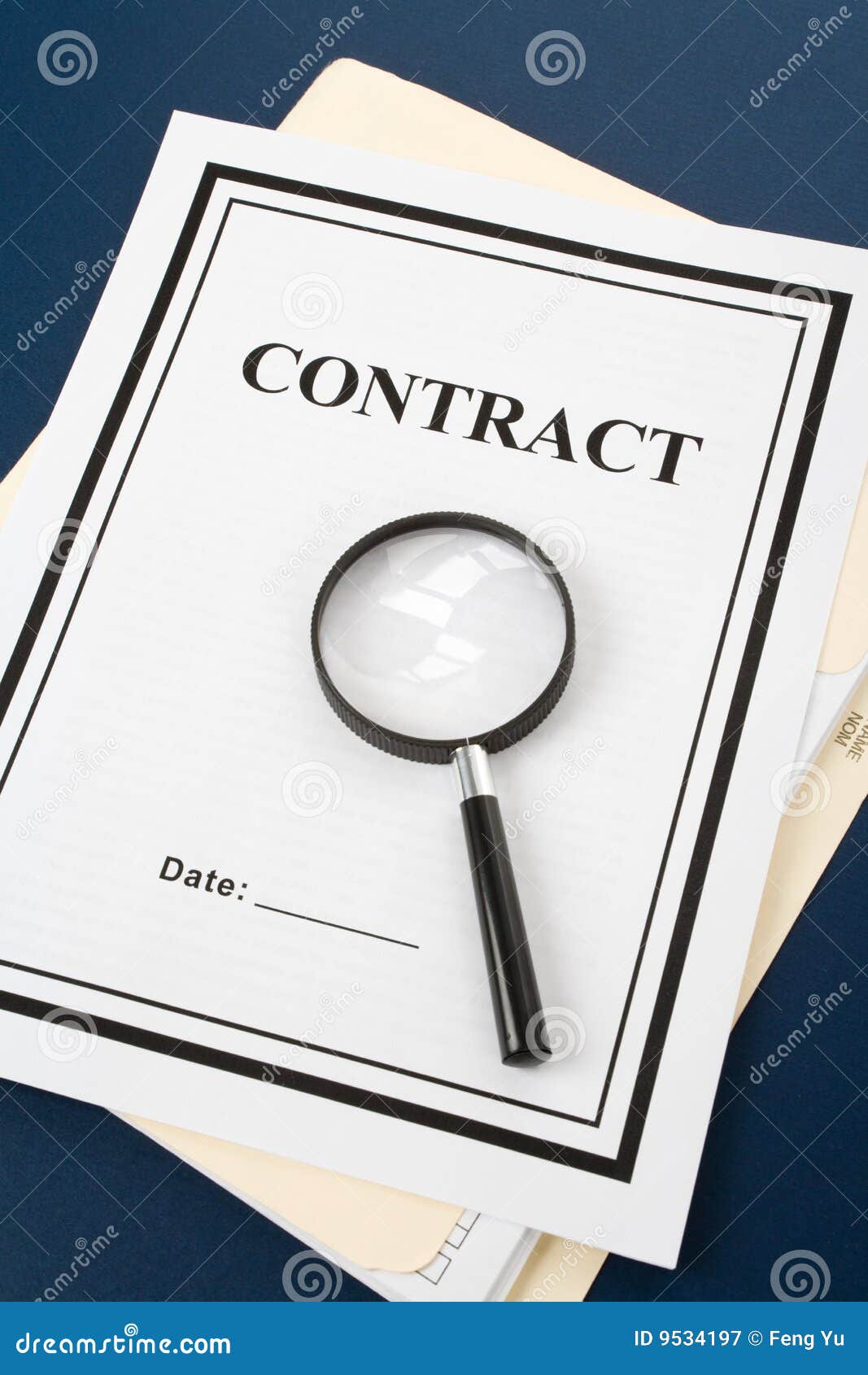 Business Contract stock image. Image of contract, risk - 9534197