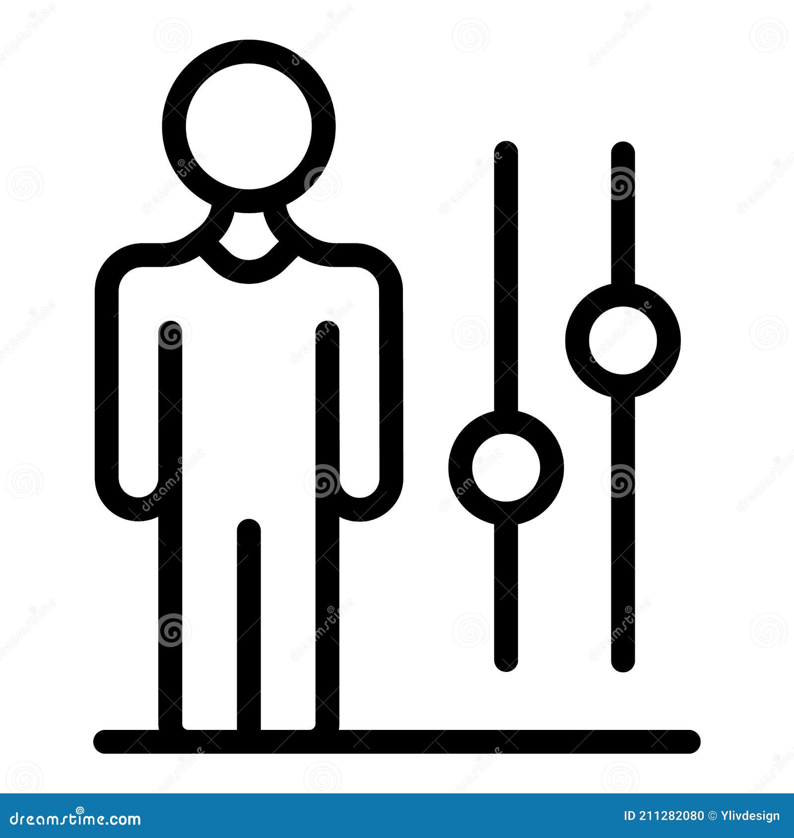 Business Contribution Icon, Outline Style Stock Vector - Illustration ...