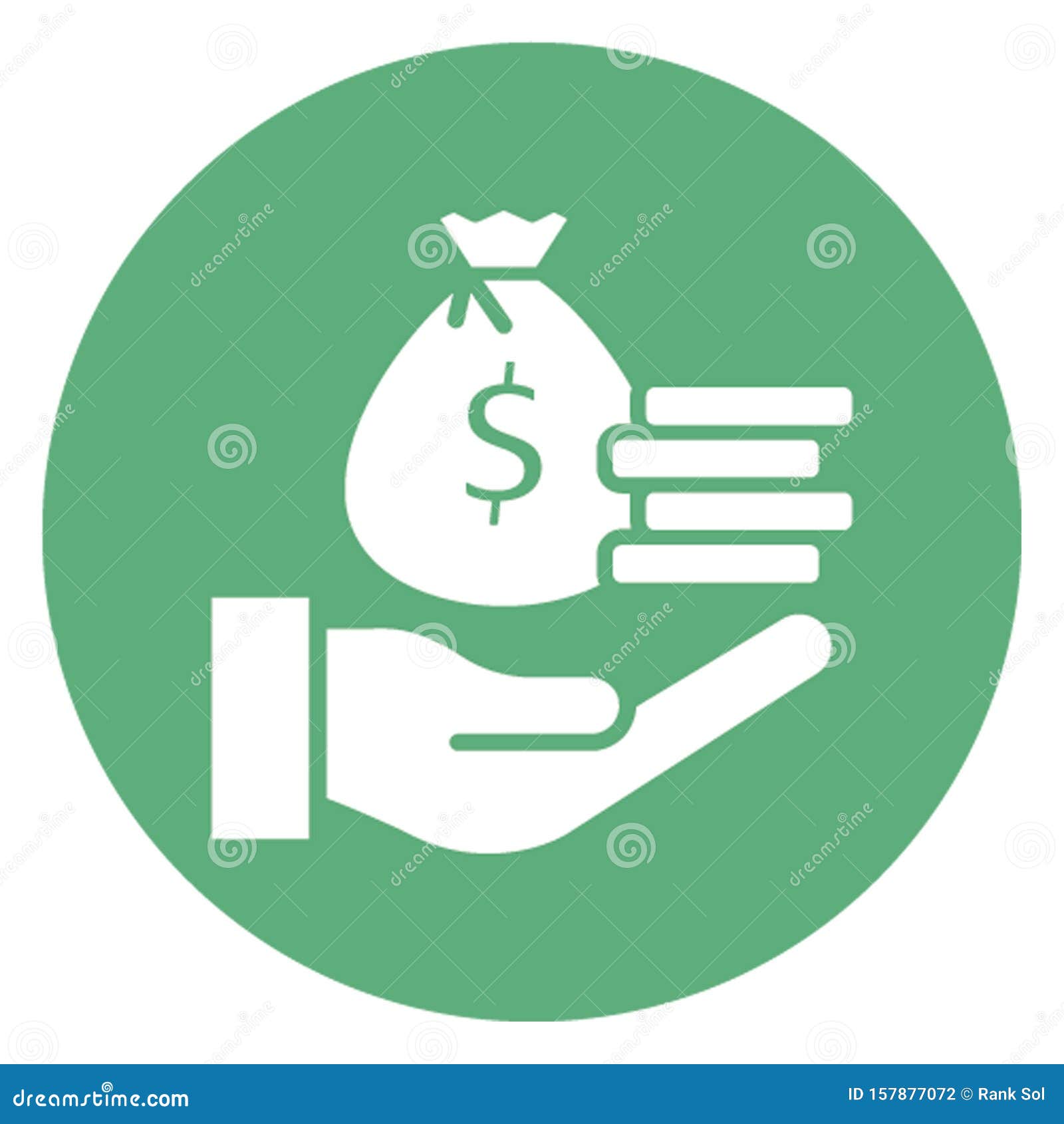 Business, Contribution . Vector Icon Which Can Easily Modify or ...