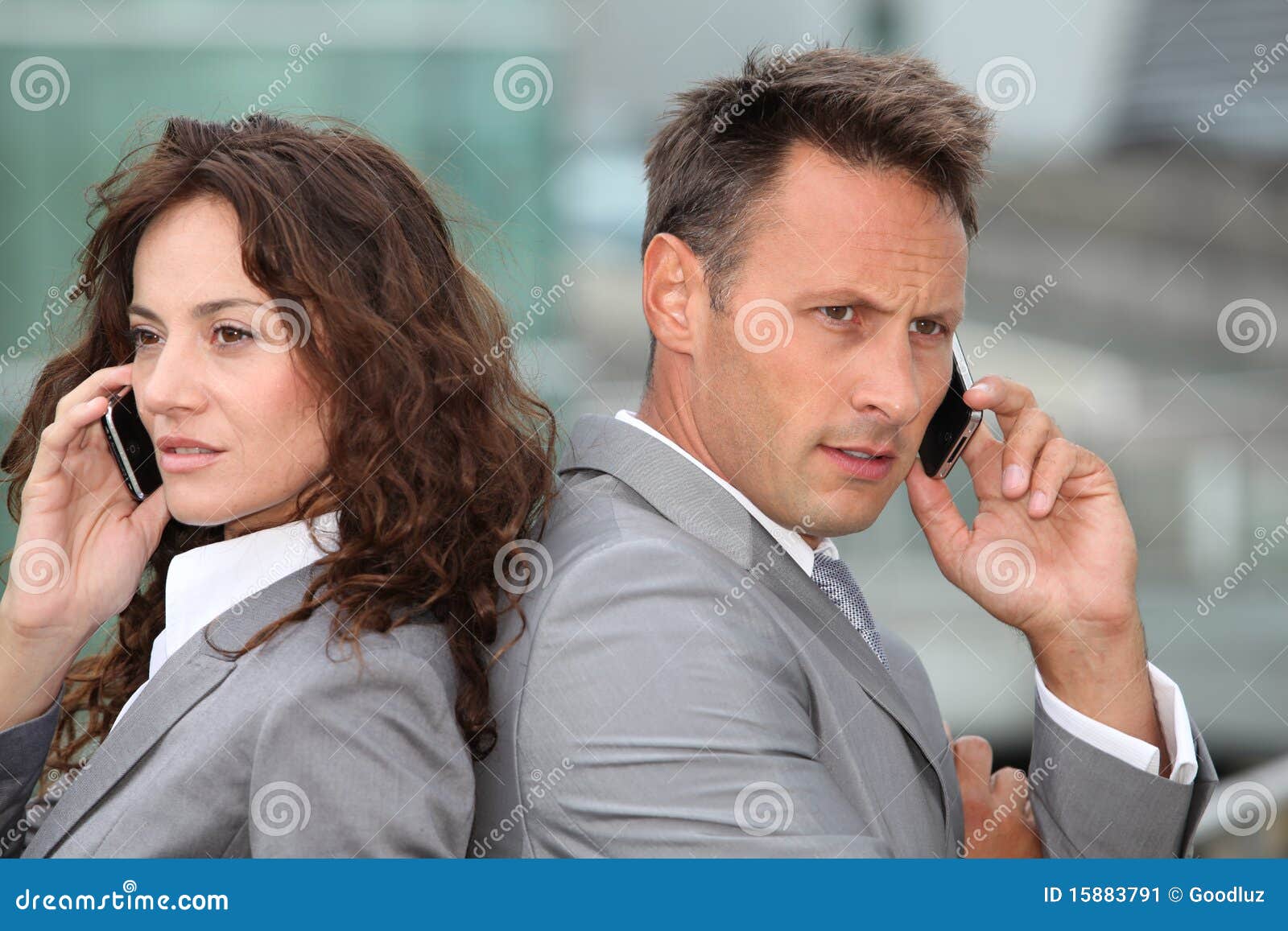 Business conversation stock image. Image of portrait - 15883791