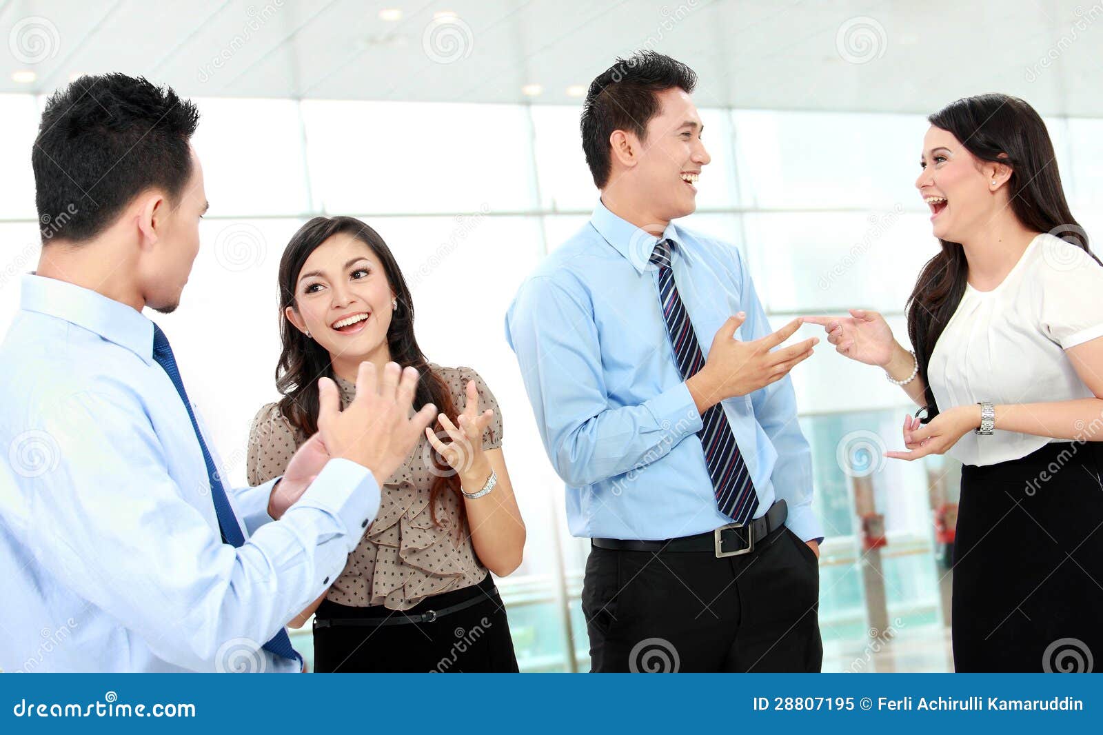 Business conversation stock image. Image of smiling, greeting - 28807195