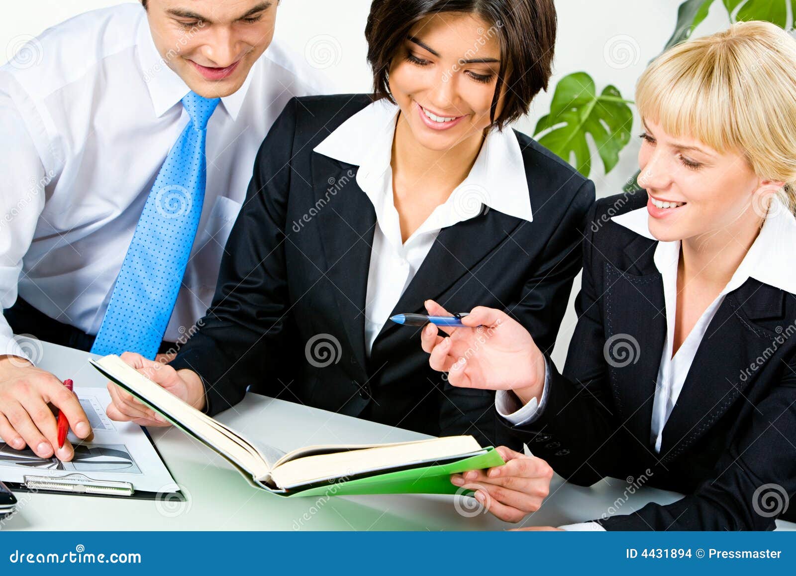 Business conversation stock photo. Image of businesspeople - 4431894