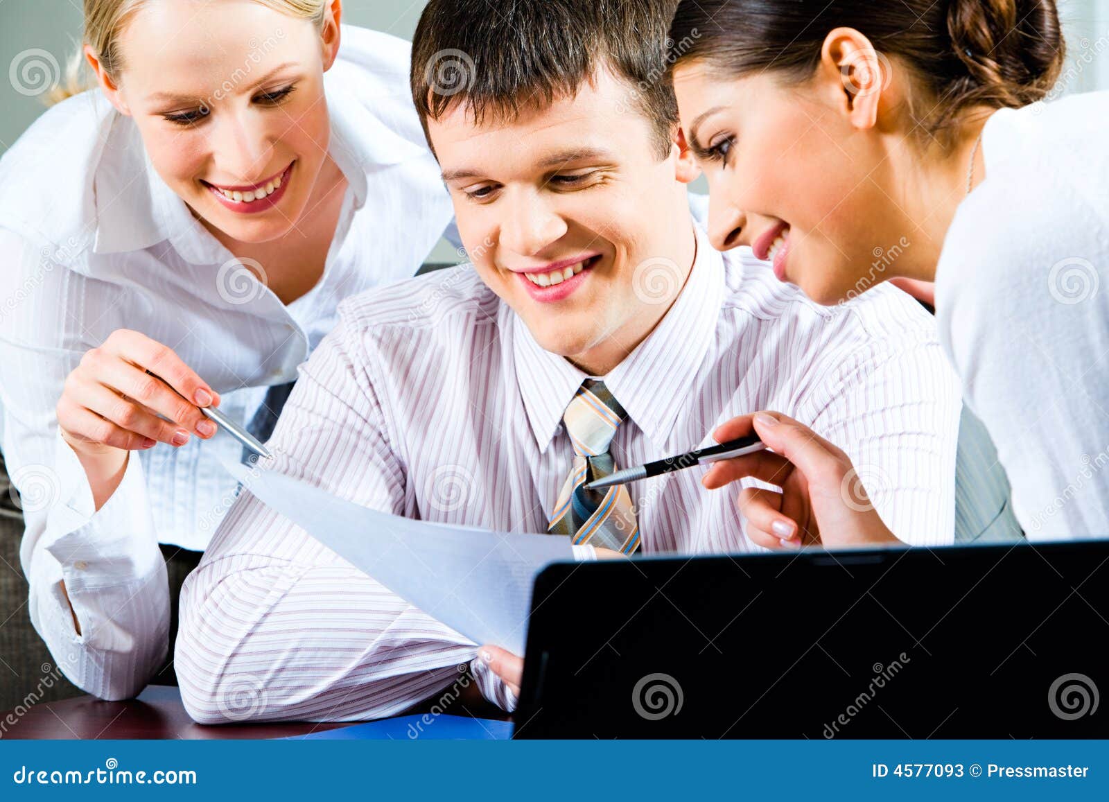 Business conversation stock image. Image of holding, caucasian - 4577093