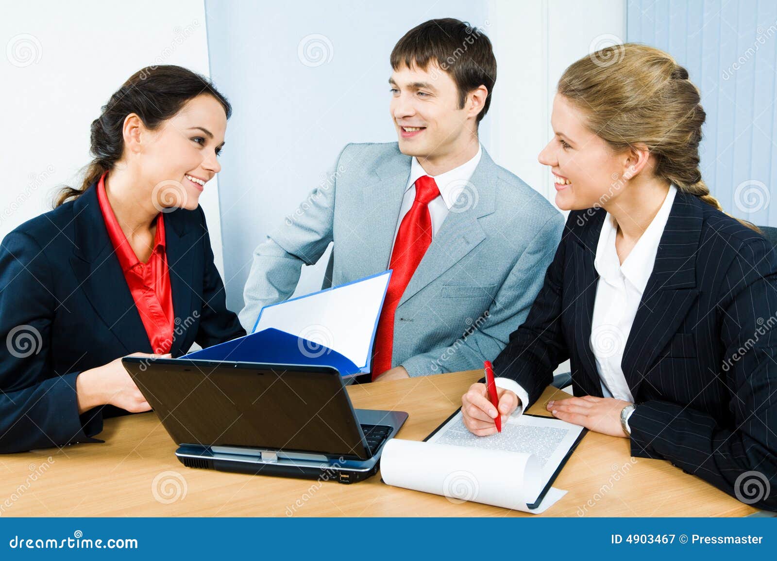 Business conversation stock image. Image of partner, businesspeople ...