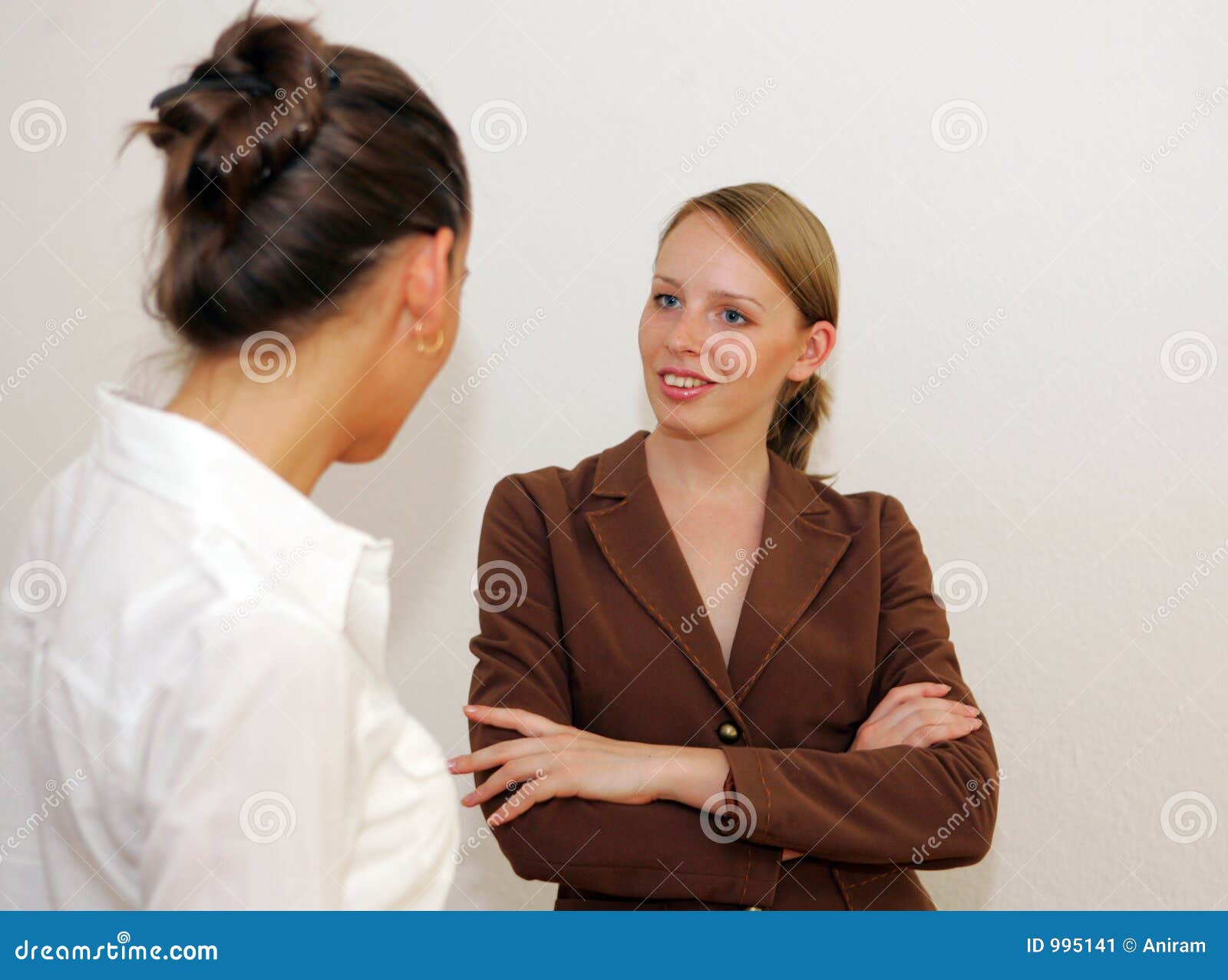 Business conversation stock image. Image of women, planning - 995141