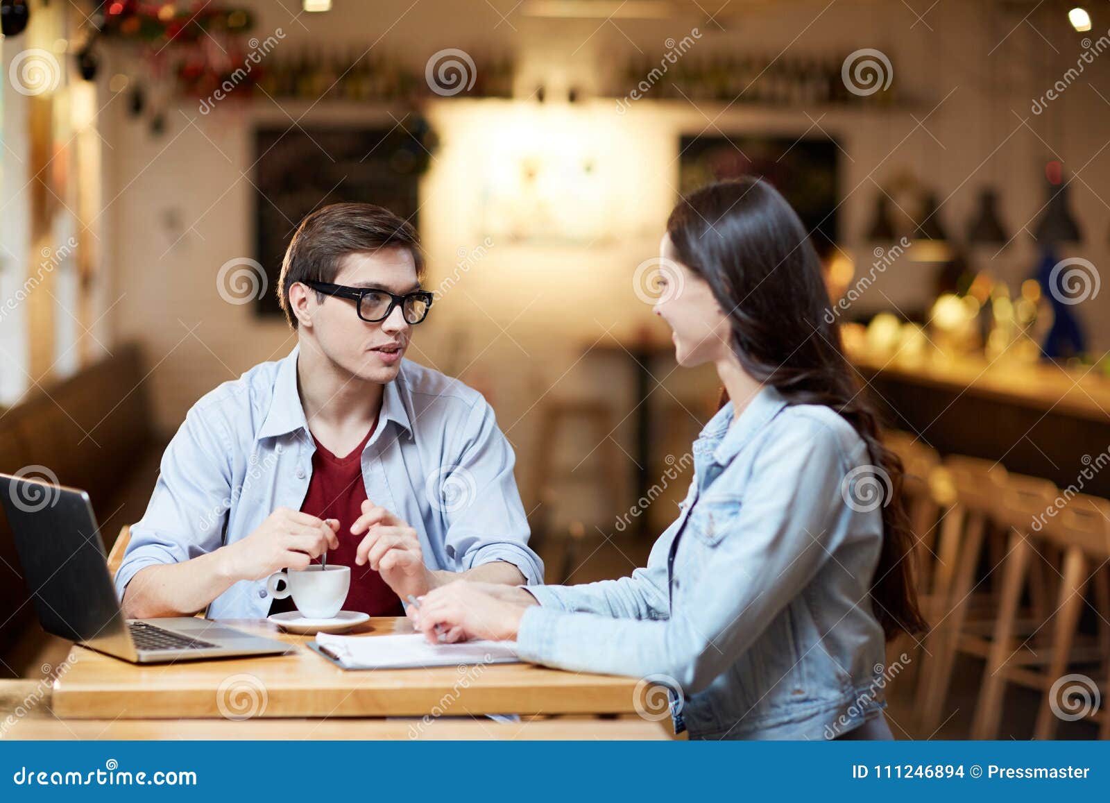 Business conversation stock photo. Image of drink, profession - 111246894