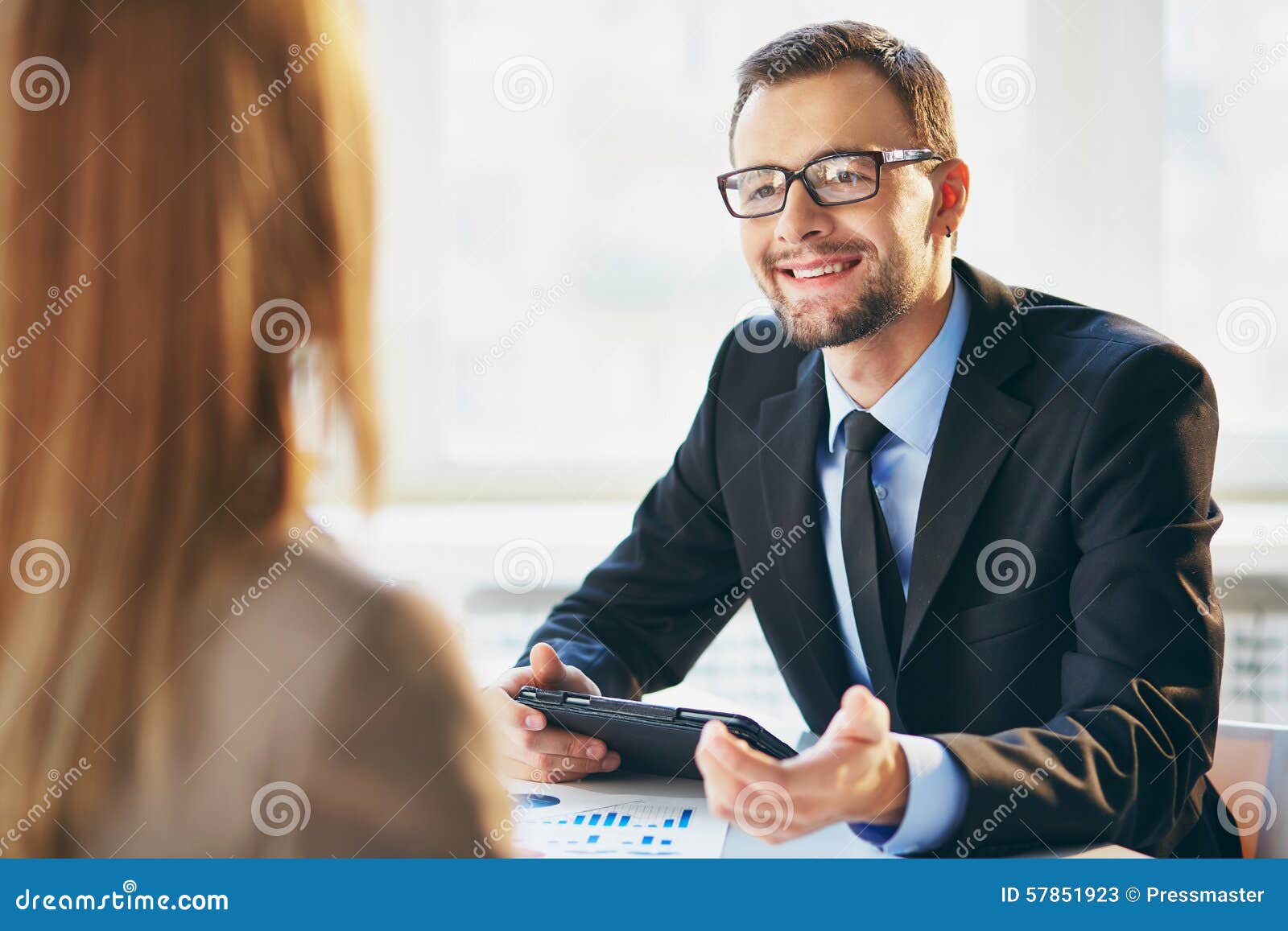 Business conversation stock image. Image of business - 57851923