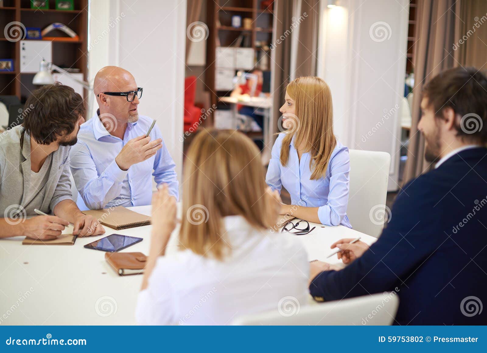 Business conversation stock photo. Image of career, handsome - 59753802