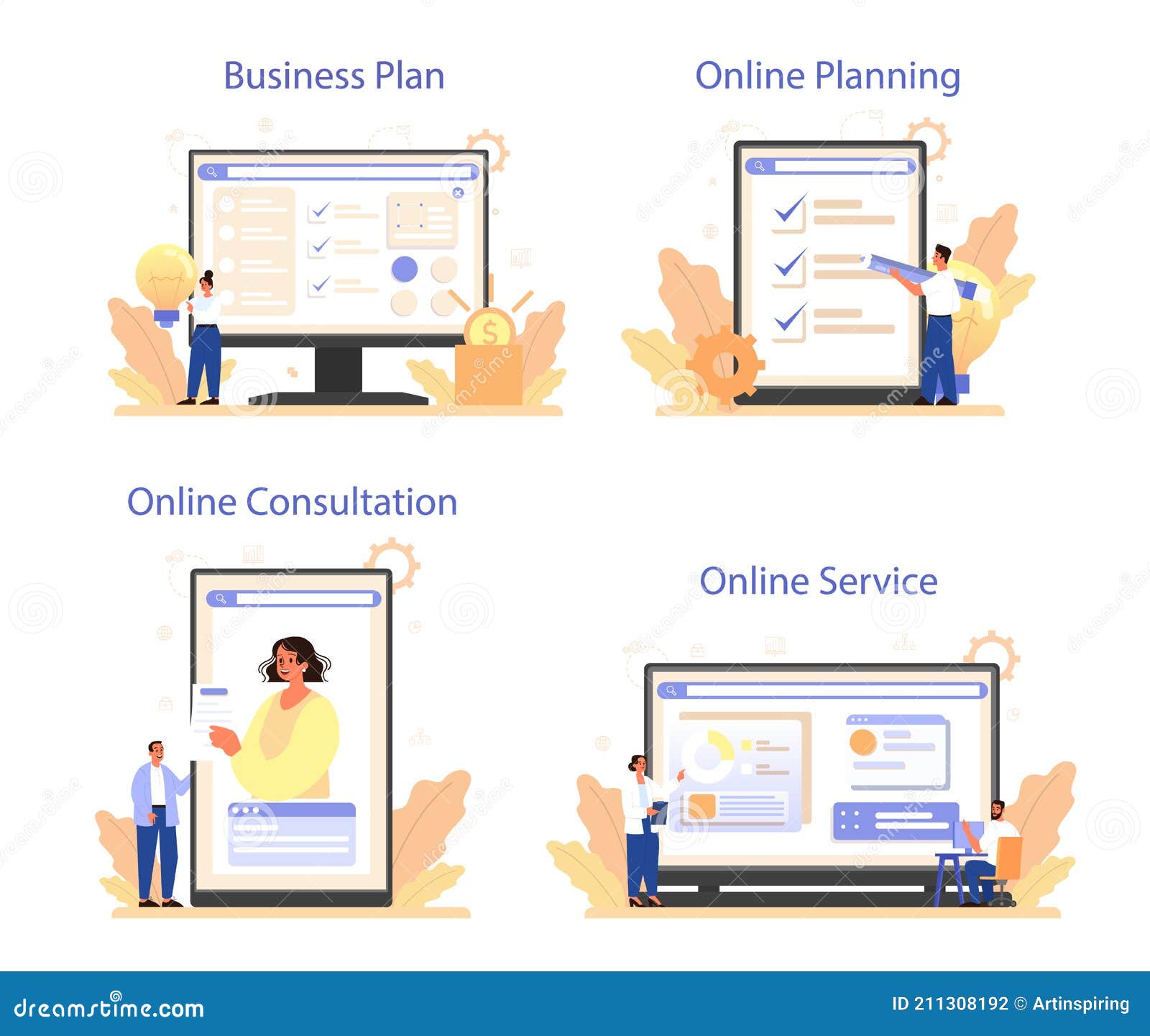 Business Conveyor Online Service Or Platform. Business Project ...