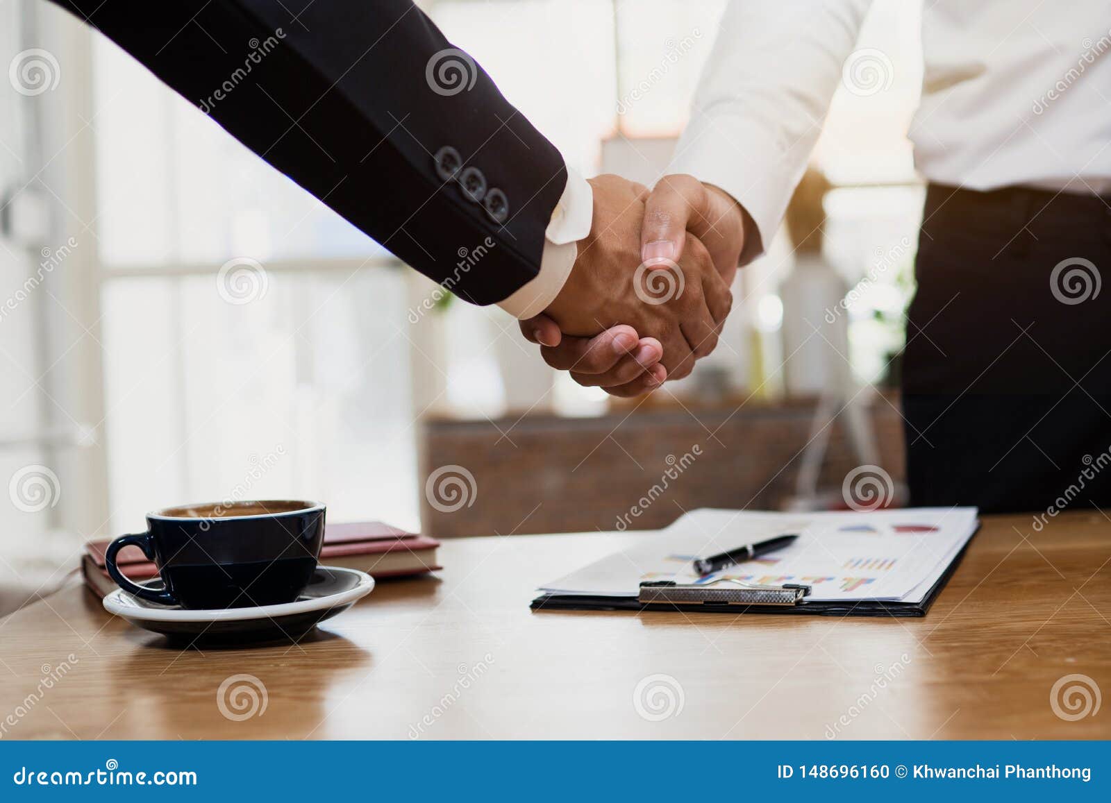 Business Cooperation and Confident Partner Concept, Business People ...