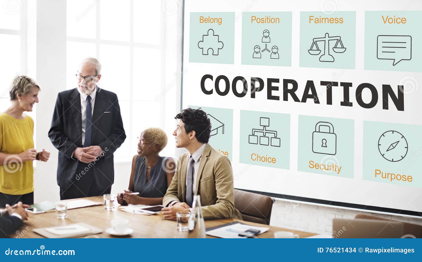 Business Cooperation Strategy Successful Company Concept Stock Photo ...