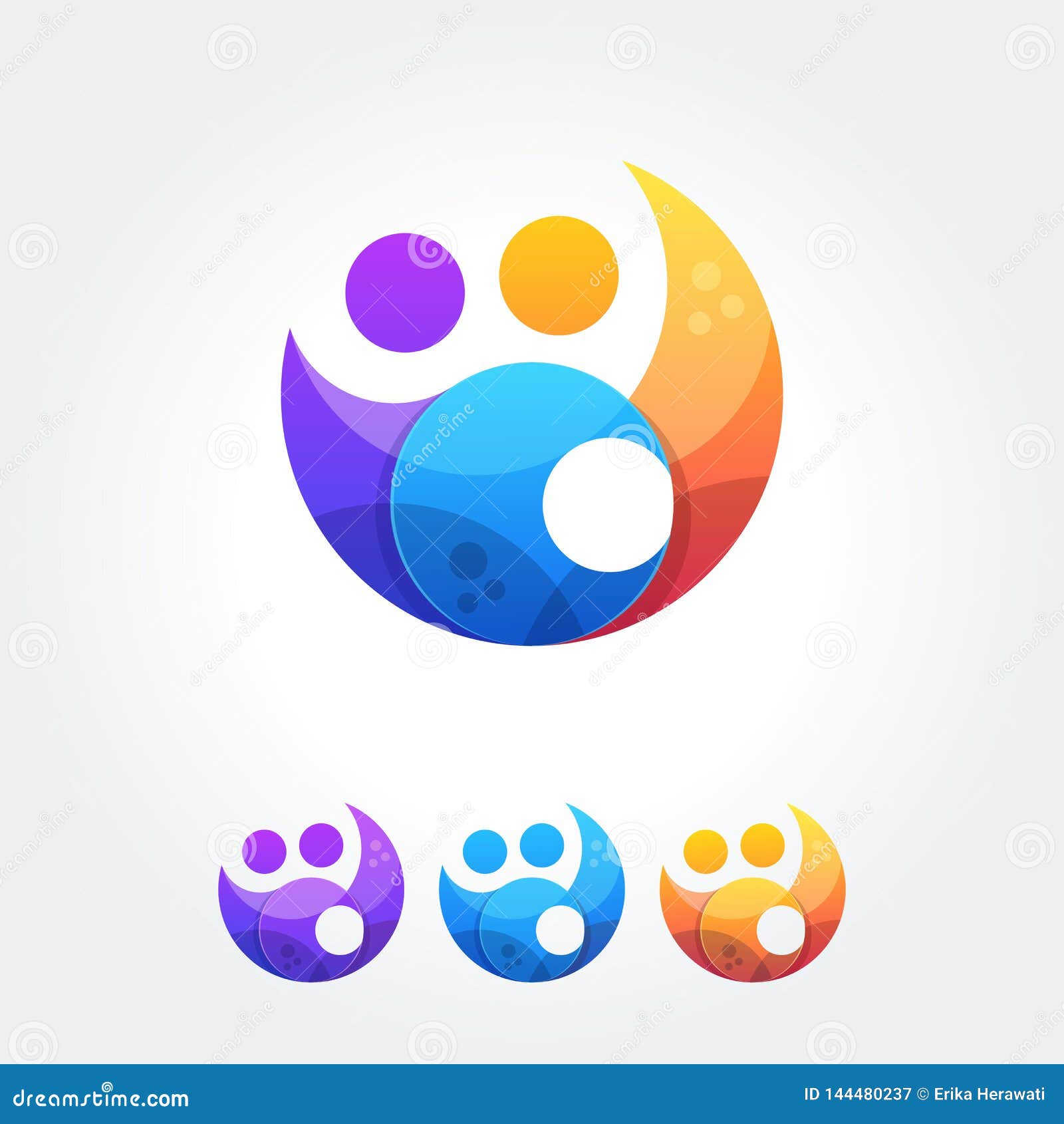 Business Cooperation Unity Friends Icon Simple Elements Stock Vector ...