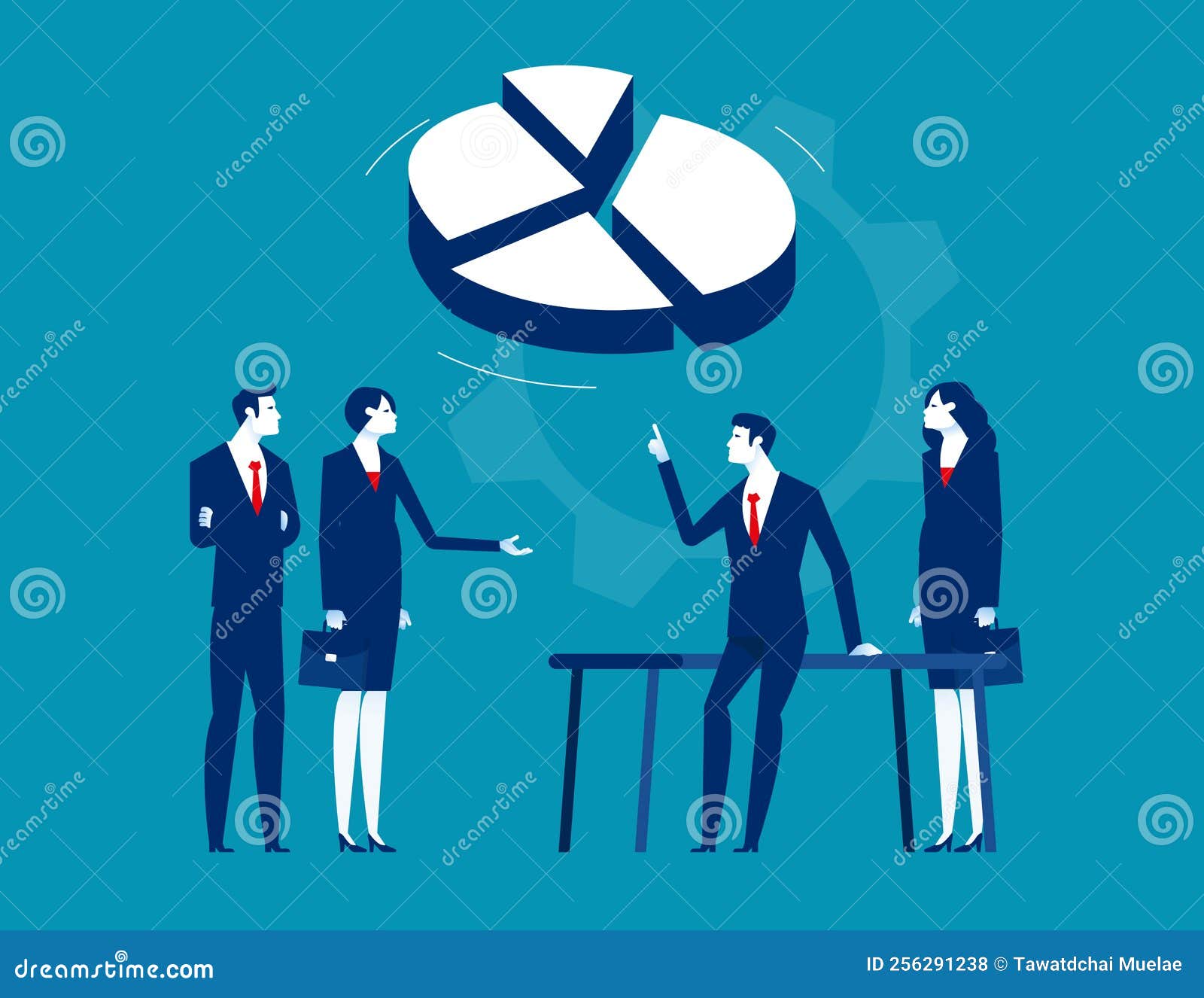 Business Corporate Presentation. Business Communication Vector ...