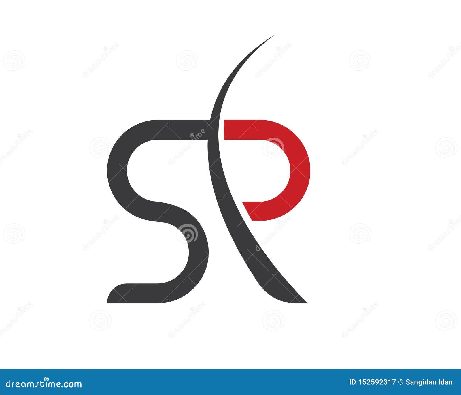 Business Corporate SR,SP Letter Logo Design Stock Vector - Illustration ...