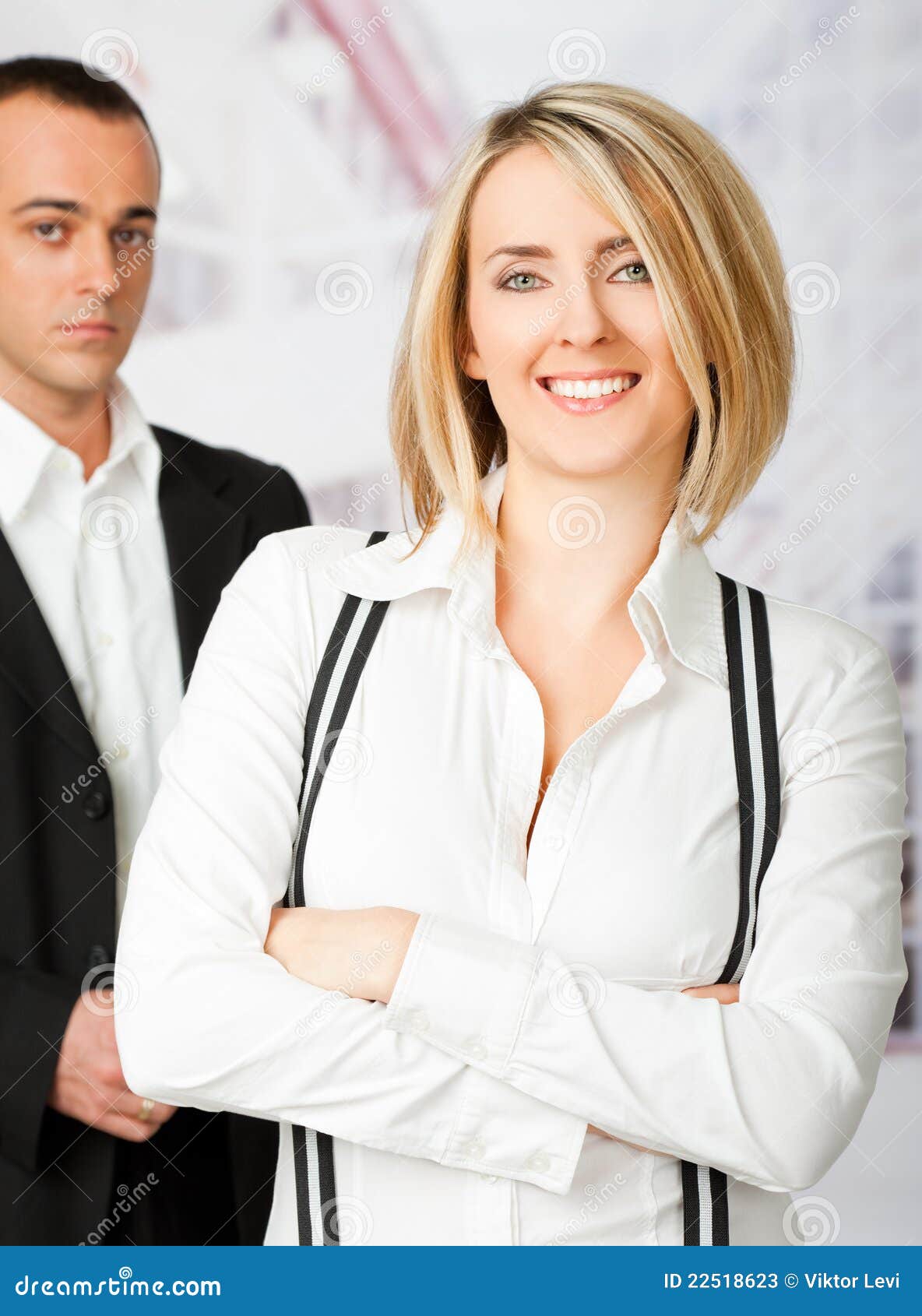 Business couple stock image. Image of success, work, partners - 22518623