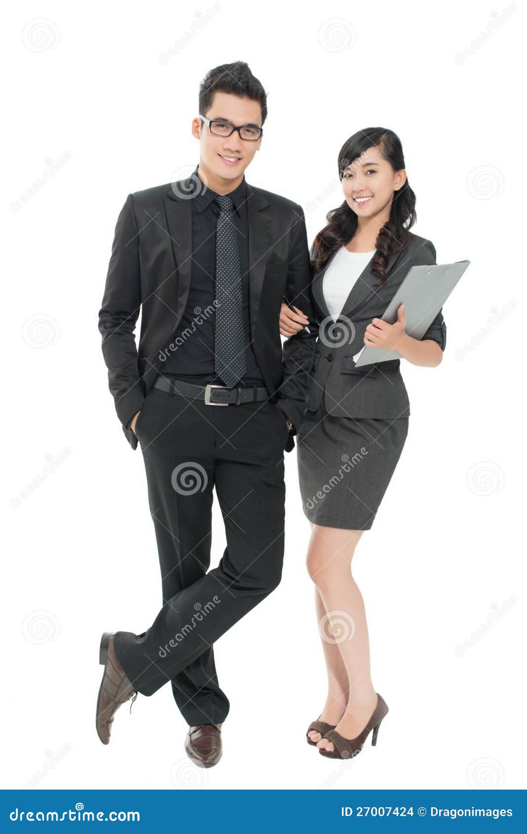Business couple stock photo. Image of cooperation, person - 27007424