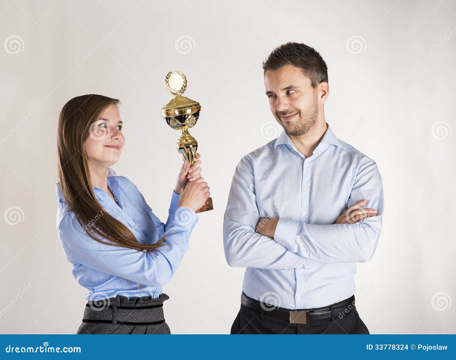 Business couple stock photo. Image of formal, portrait - 33778324