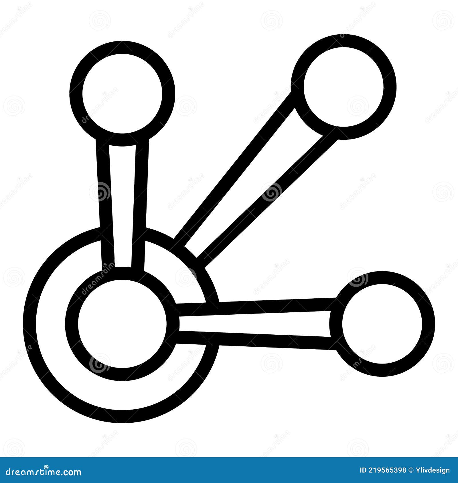 Business Course School Icon, Outline Style Stock Vector - Illustration ...