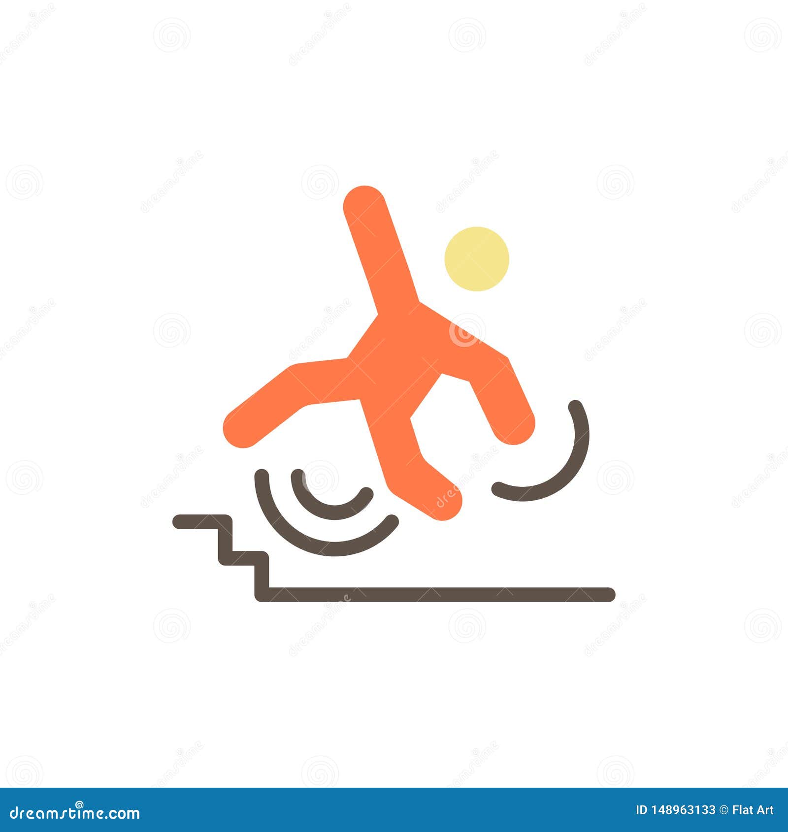 Business Crash Or Failure Vector Concept. Symbol Of Danger, Crisis ...