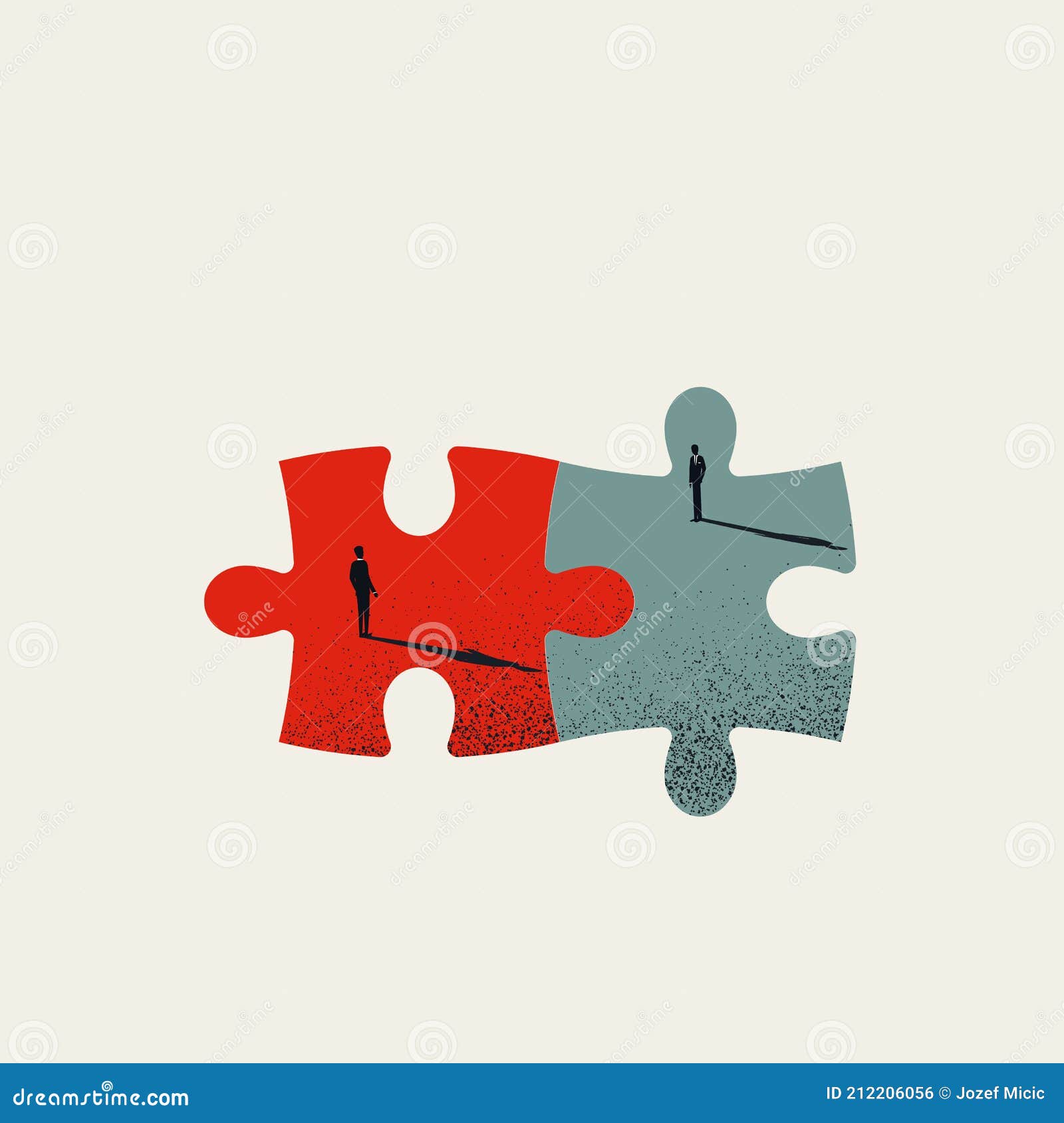 Business Creative Teamwork Vector Concept. Symbol of Cooperation and ...