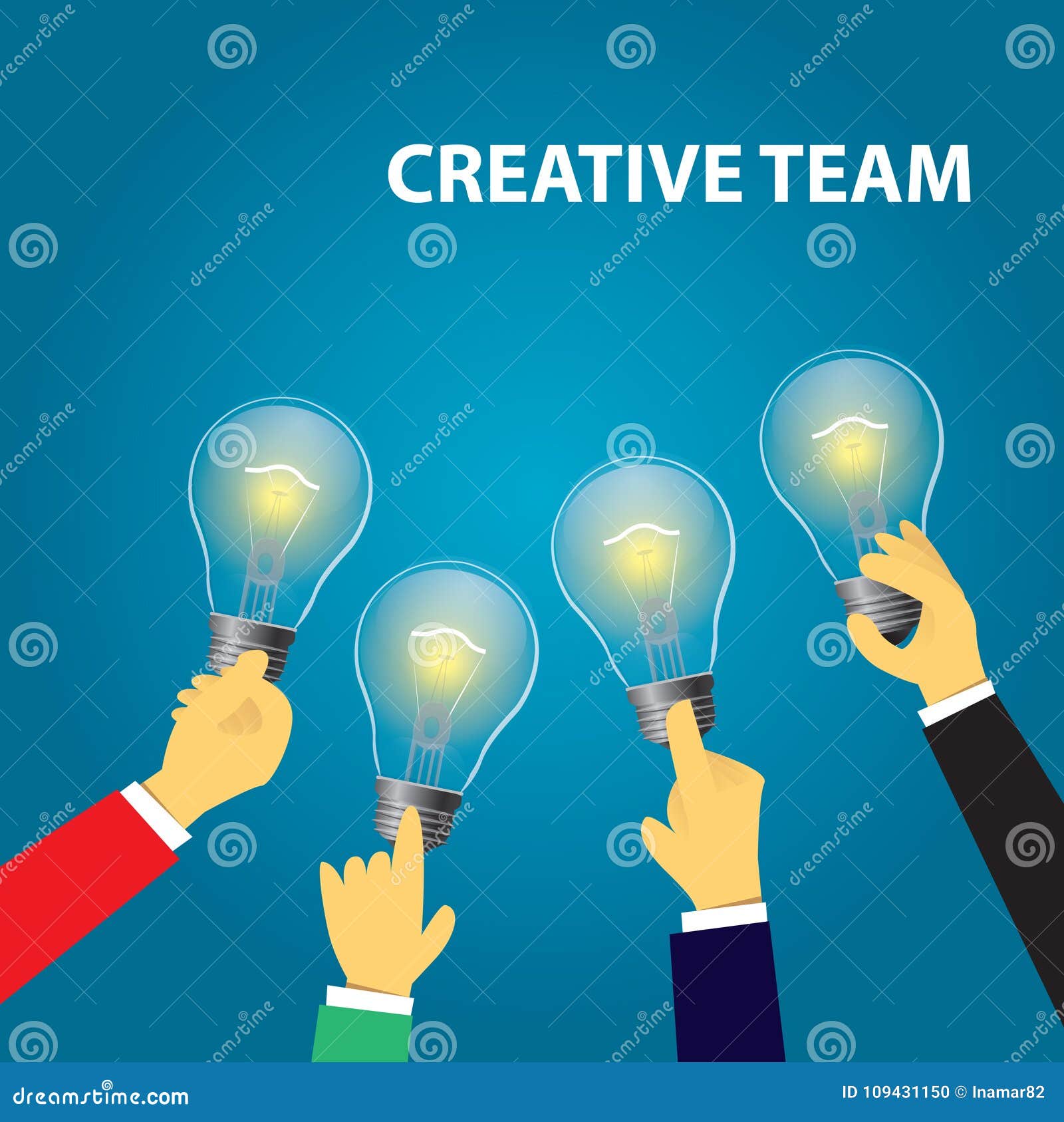 Business Creative Teamwork stock vector. Illustration of professional ...