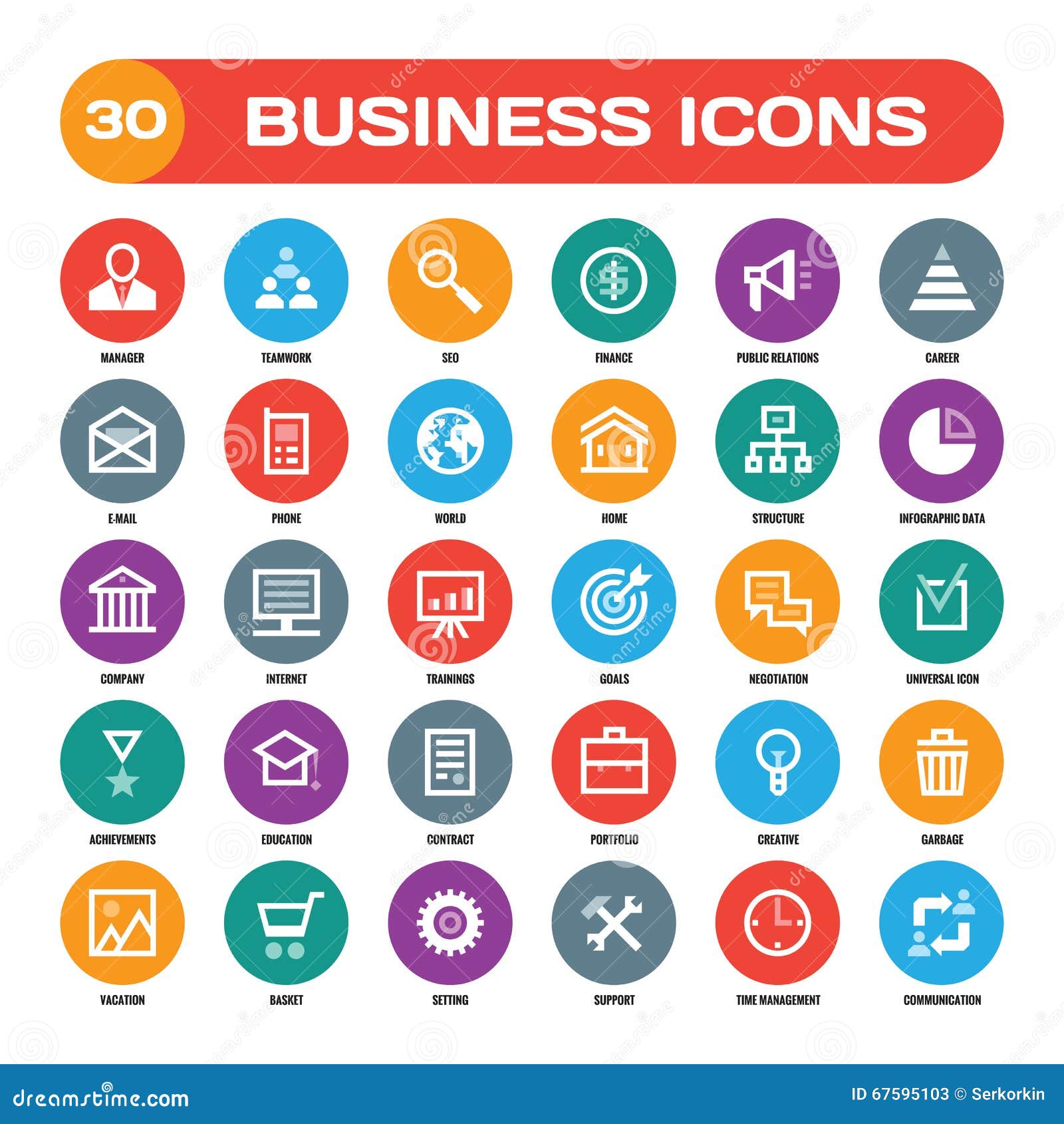 30 Business Creative Vector Icons In Flat Style For Material Design ... 30 Business Creative Vector Icons In Flat Style For Material Design ...