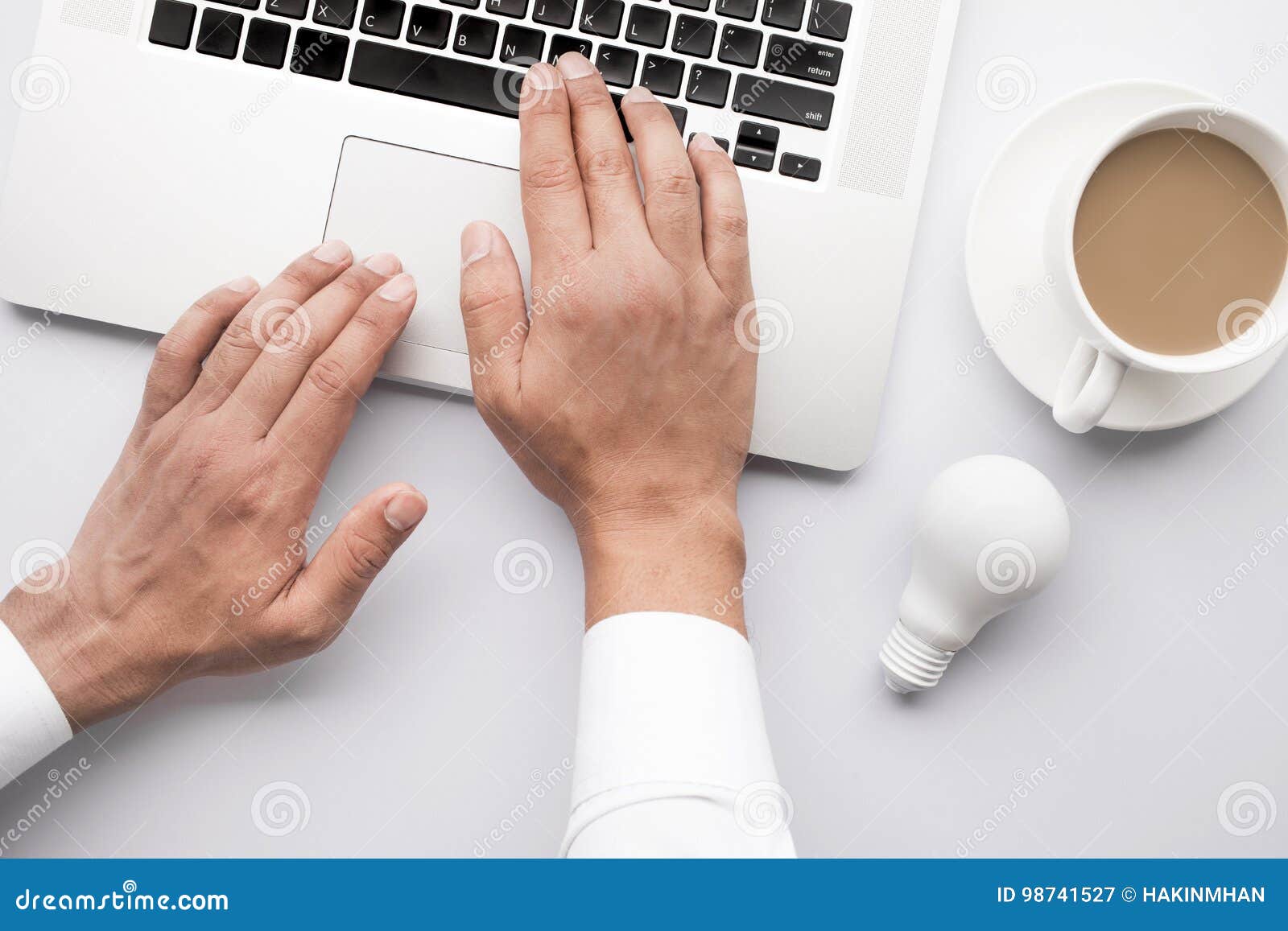 Business Creativity Idea Concepts with Male Using Computer Stock Image ...