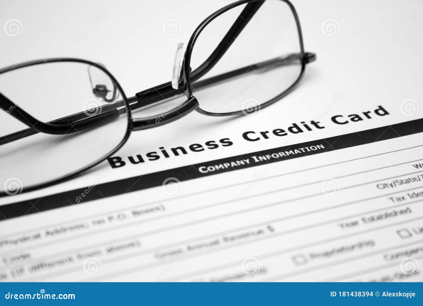 Business credit card stock photo. Image of commerce - 181438394