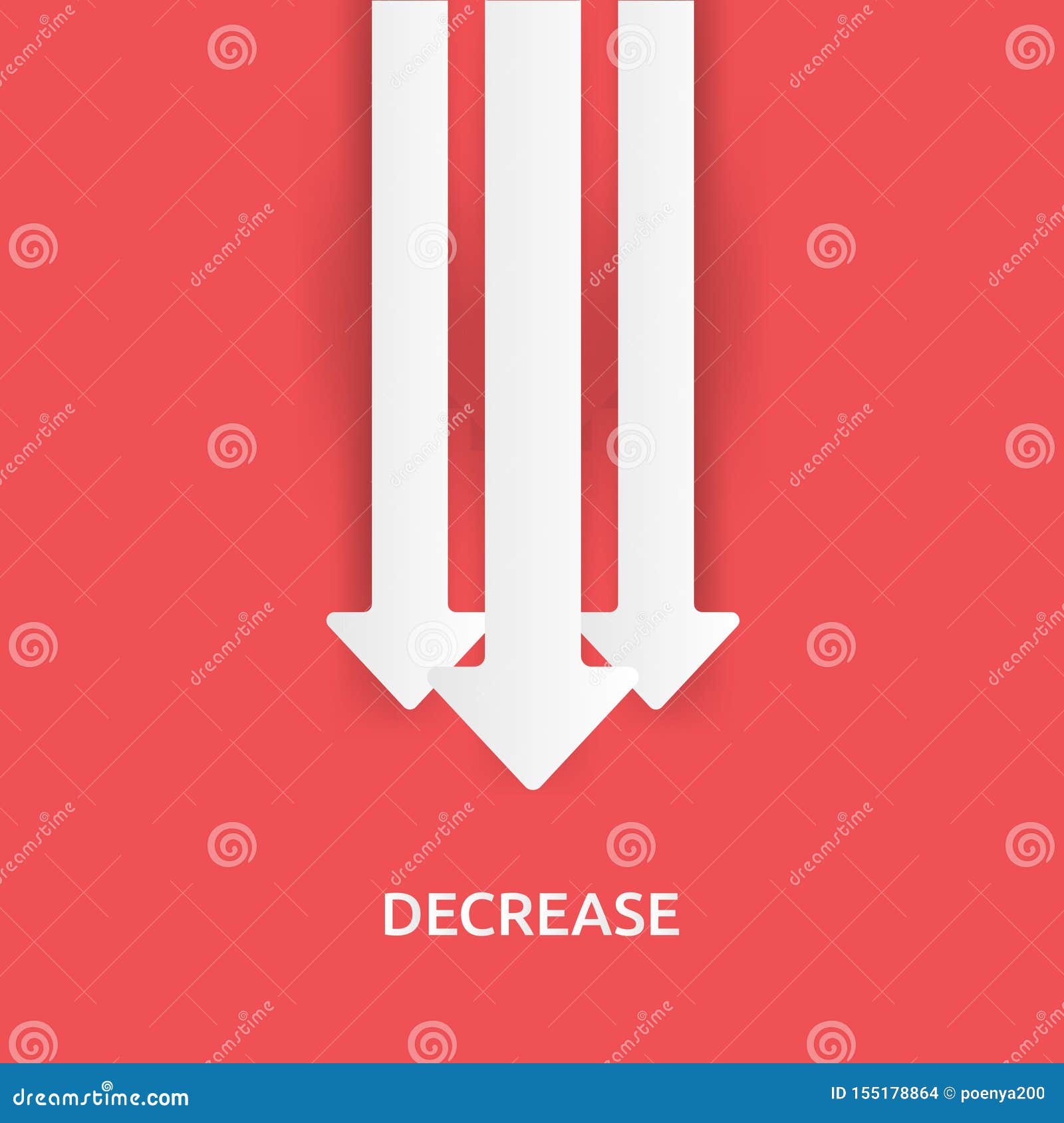 Business Crisis Concept. Money Fall Down with Arrow Decrease Symbol ...