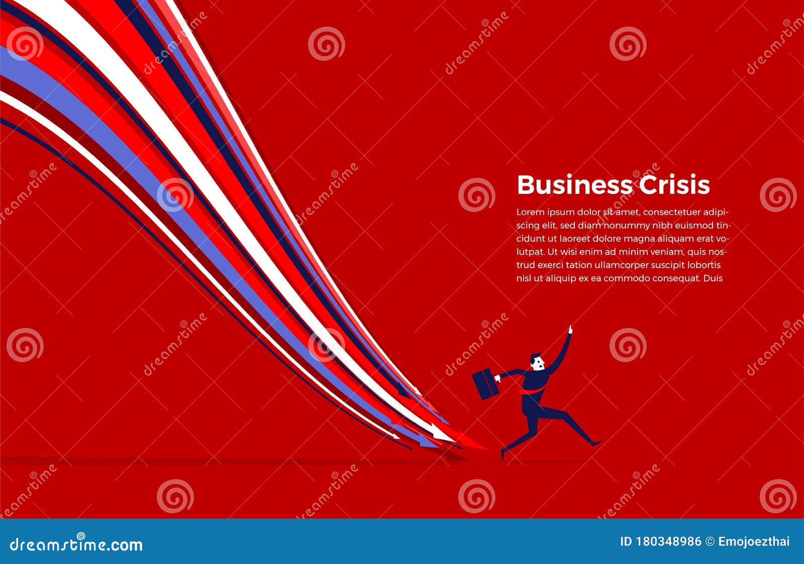 Business Crisis 01 stock illustration. Illustration of direction ...